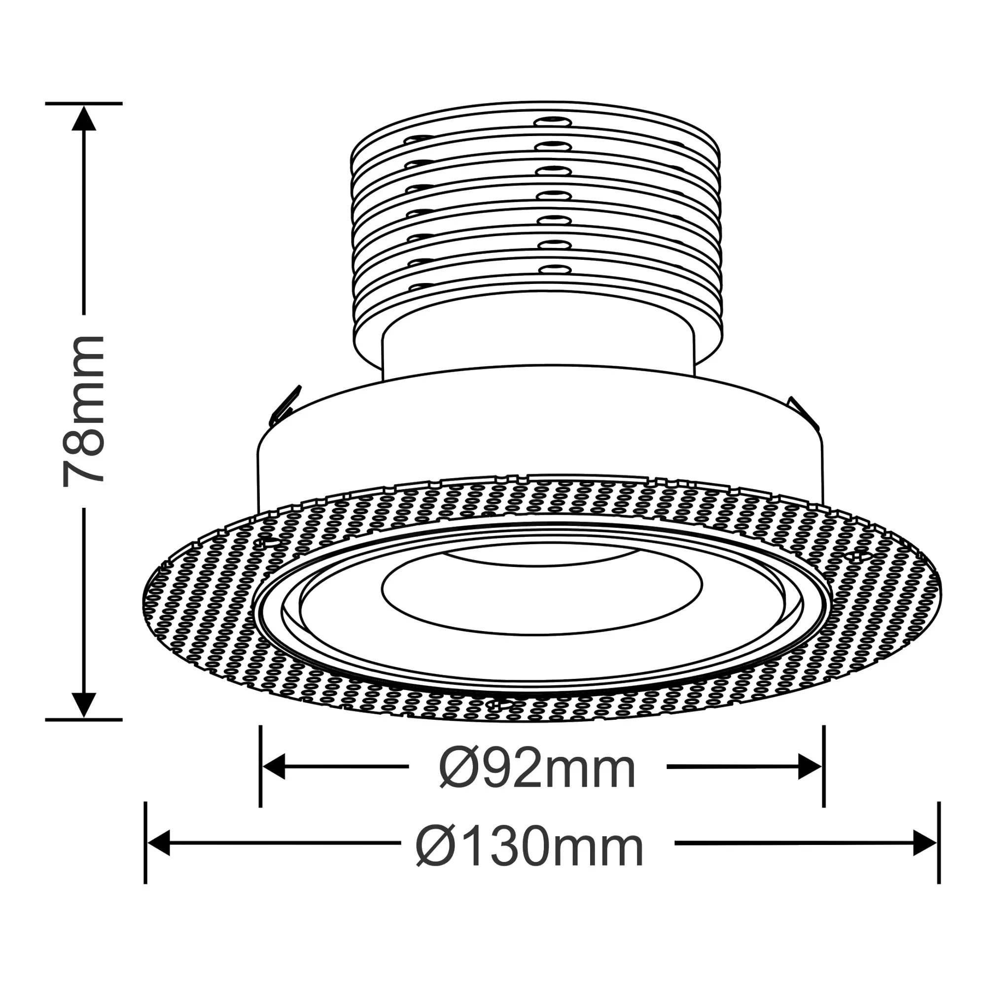DM200554 Bolor T 11 Dlux Bolor T 11, 11W LED Trimless Downlight 780lm ...