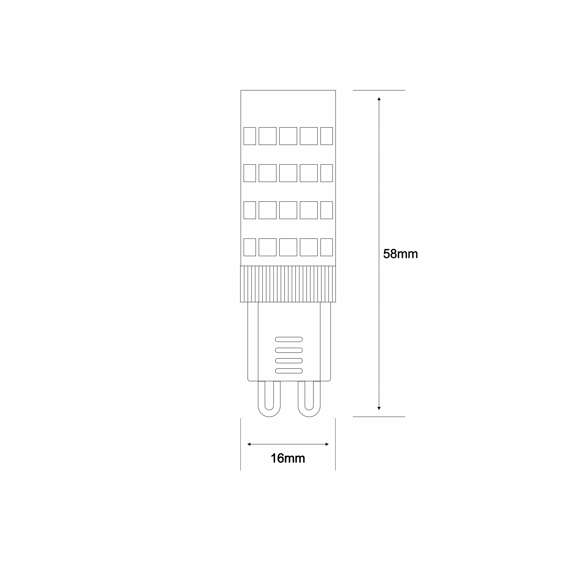 750300063 Pixy LED Luxram Pixy LED G9 7W 3000K Dimmable 540lm ...