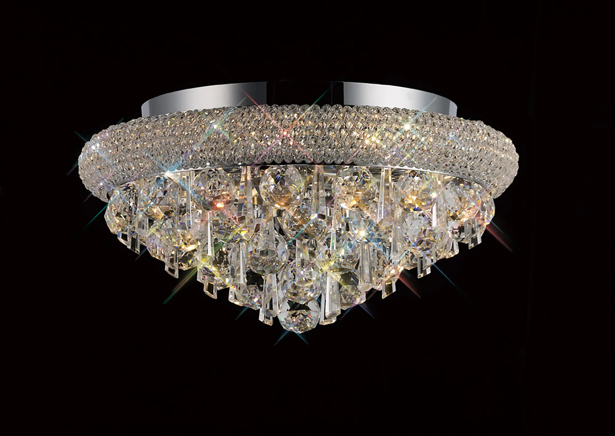 IL31445 Alexandra Polished Chrome Diyas Alexandra Crystal Ceiling 6 ...