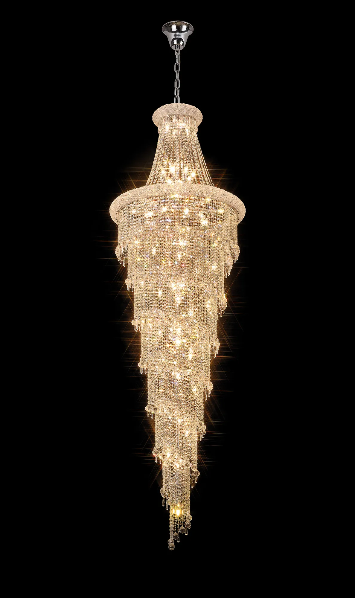 IL31458 Alexandra Polished Chrome Diyas Alexandra Crystal Chandelier 63 ...