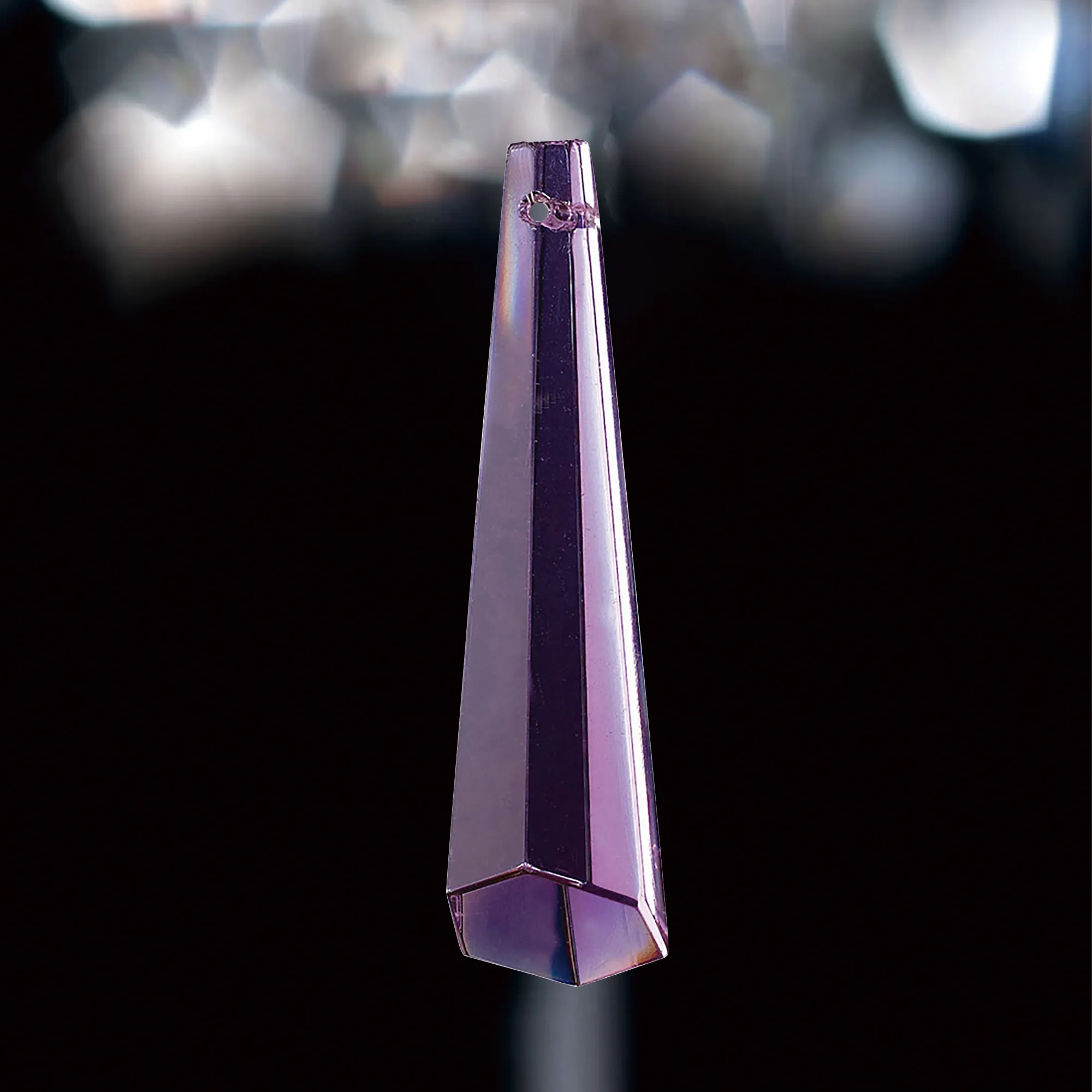 C70031 Crystal Droplet Diyas Crystal Hexagonal Drop Without Ring 62mm ...