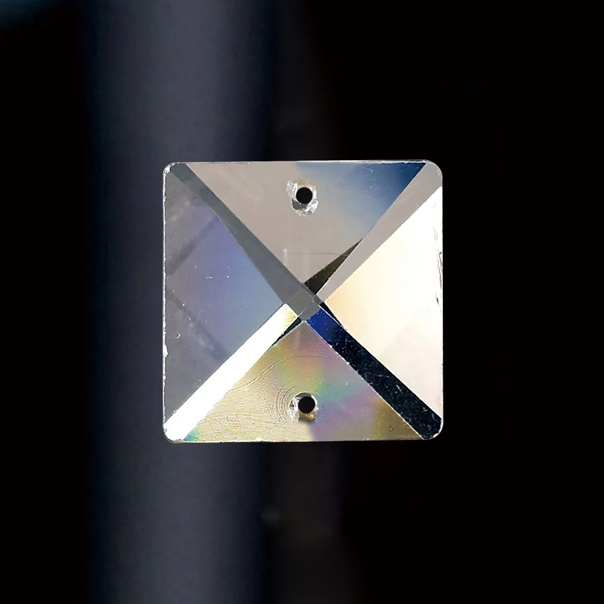 C70040 Crystal Quadrilateral Diyas Crystal Square Without Ring 16mm 2 ...