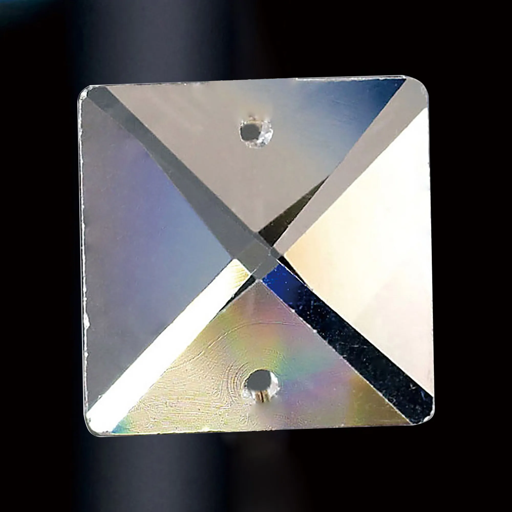 C70043 Crystal Quadrilateral Diyas Crystal Square Without Ring 24mm 2 ...