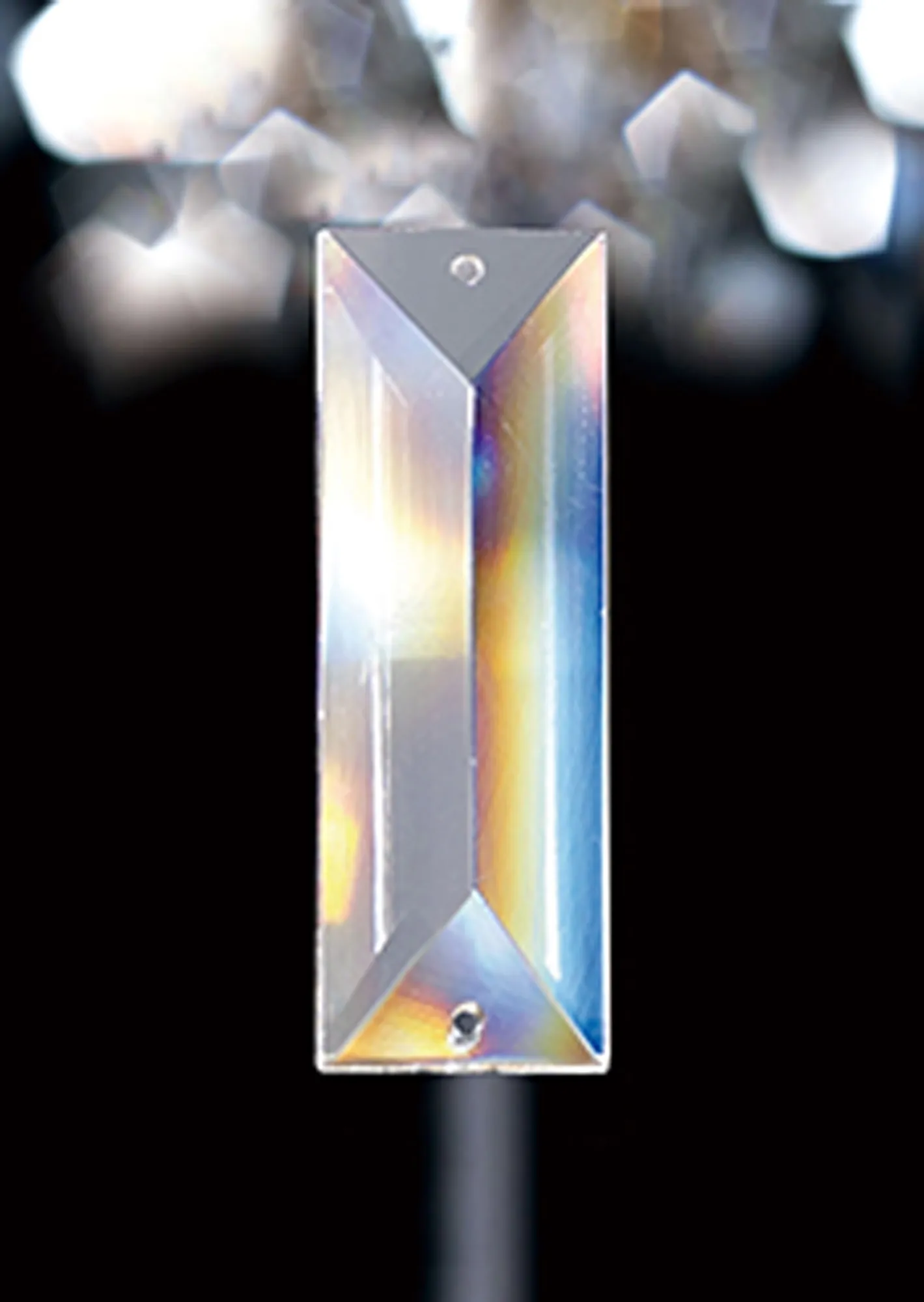 C70096 Crystal Quadrilateral Diyas Crystal Rectangle Without Ring ...