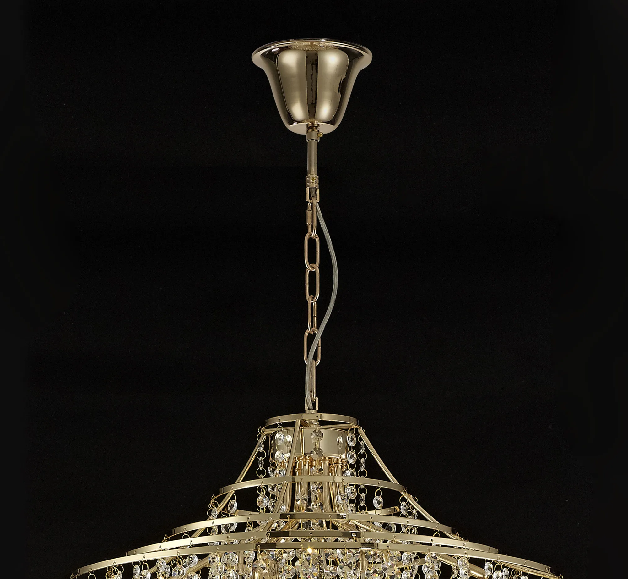 IL32775 Inina French Gold Diyas Inina Crystal Chandelier 9 Light (17kg ...