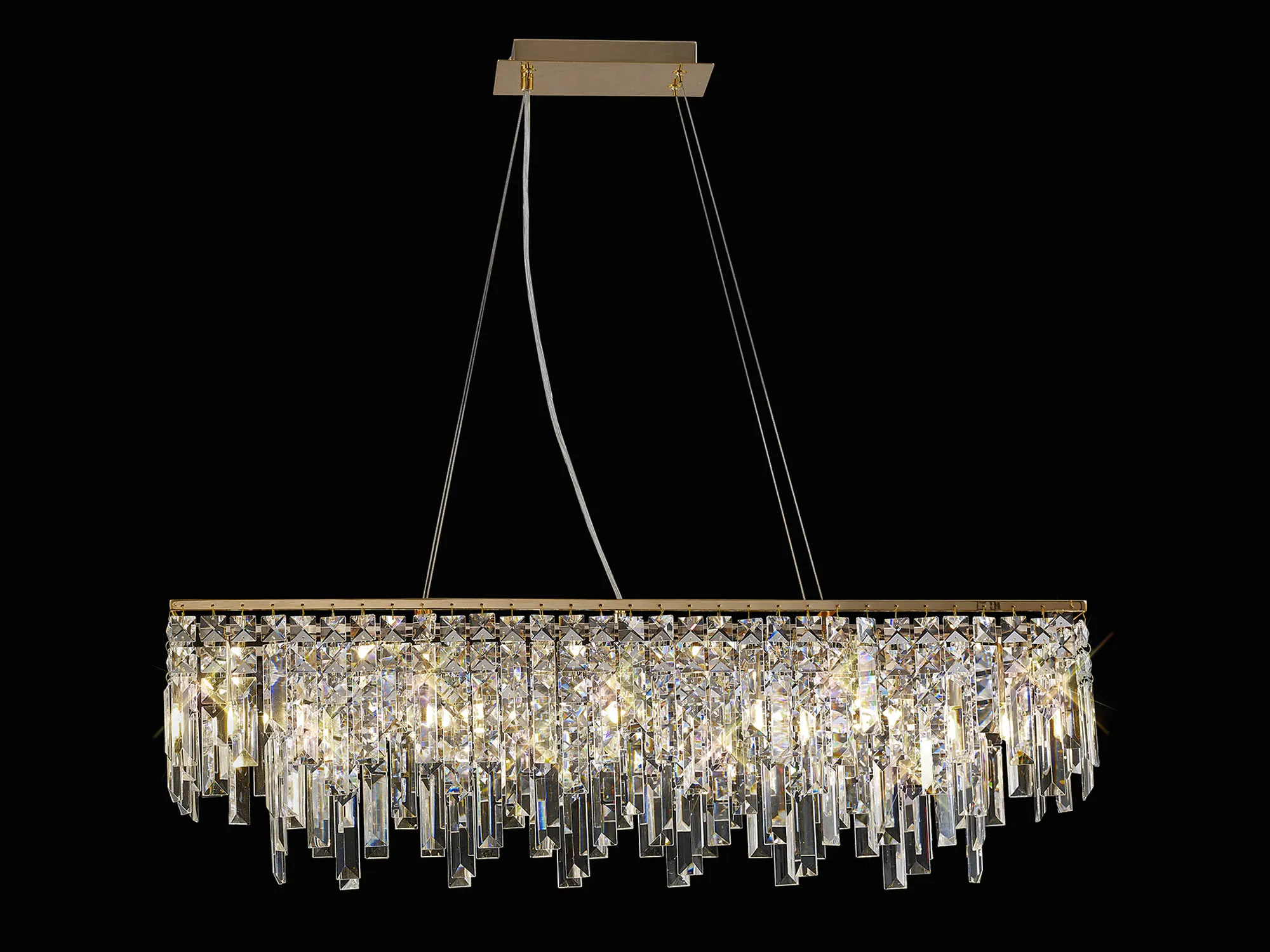 IL31815 Maddison French Gold Diyas Maddison Crystal Pendant 6 Light ...