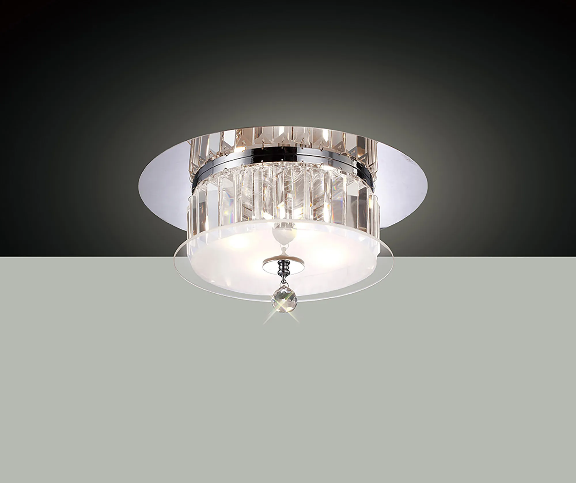 IL30243 Tosca Diyas Tosca Crystal Flush Ceiling 4 Light - Inspired ...