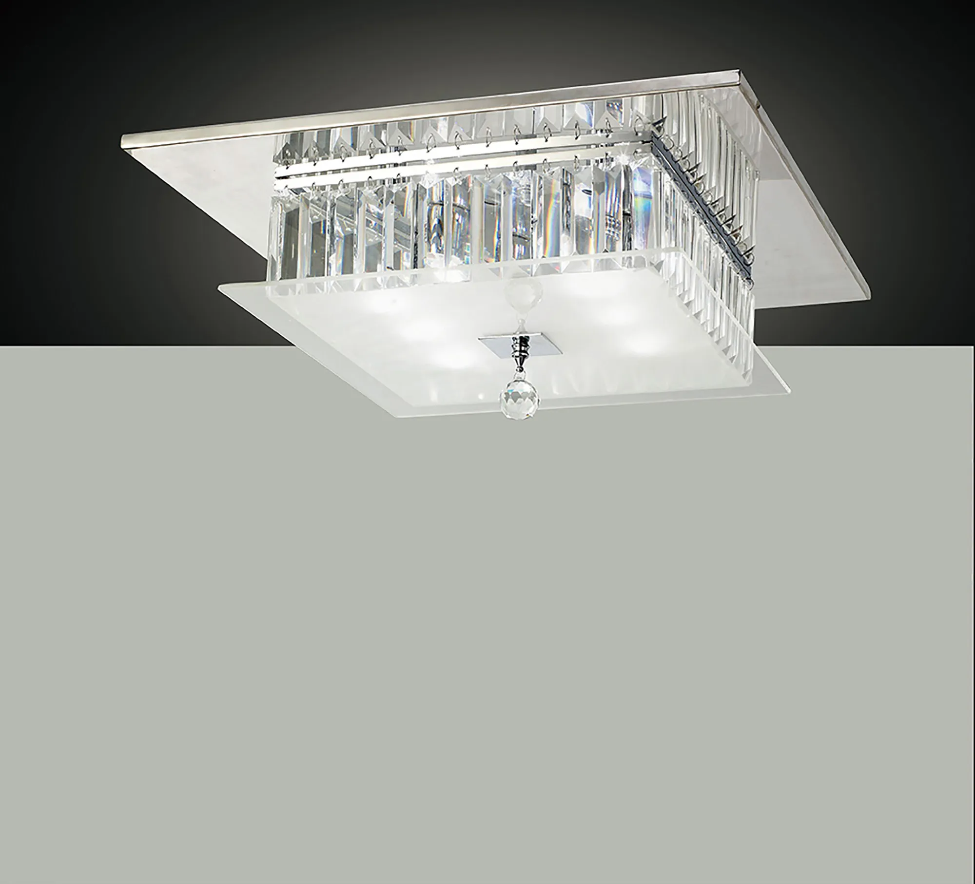 IL30246 Tosca Diyas Tosca Crystal Flush Ceiling 6 Light - Inspired ...