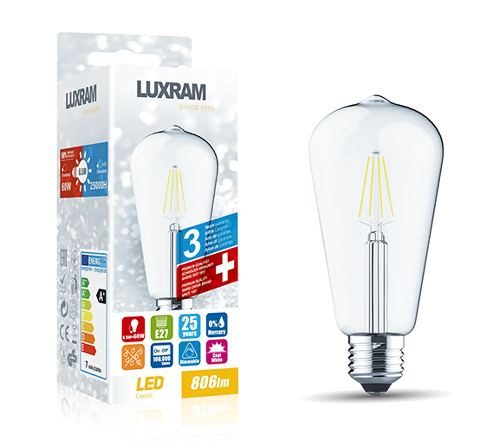 1411493 Value Classic Luxram Value Classic LED Rustica Tradition Tip ...