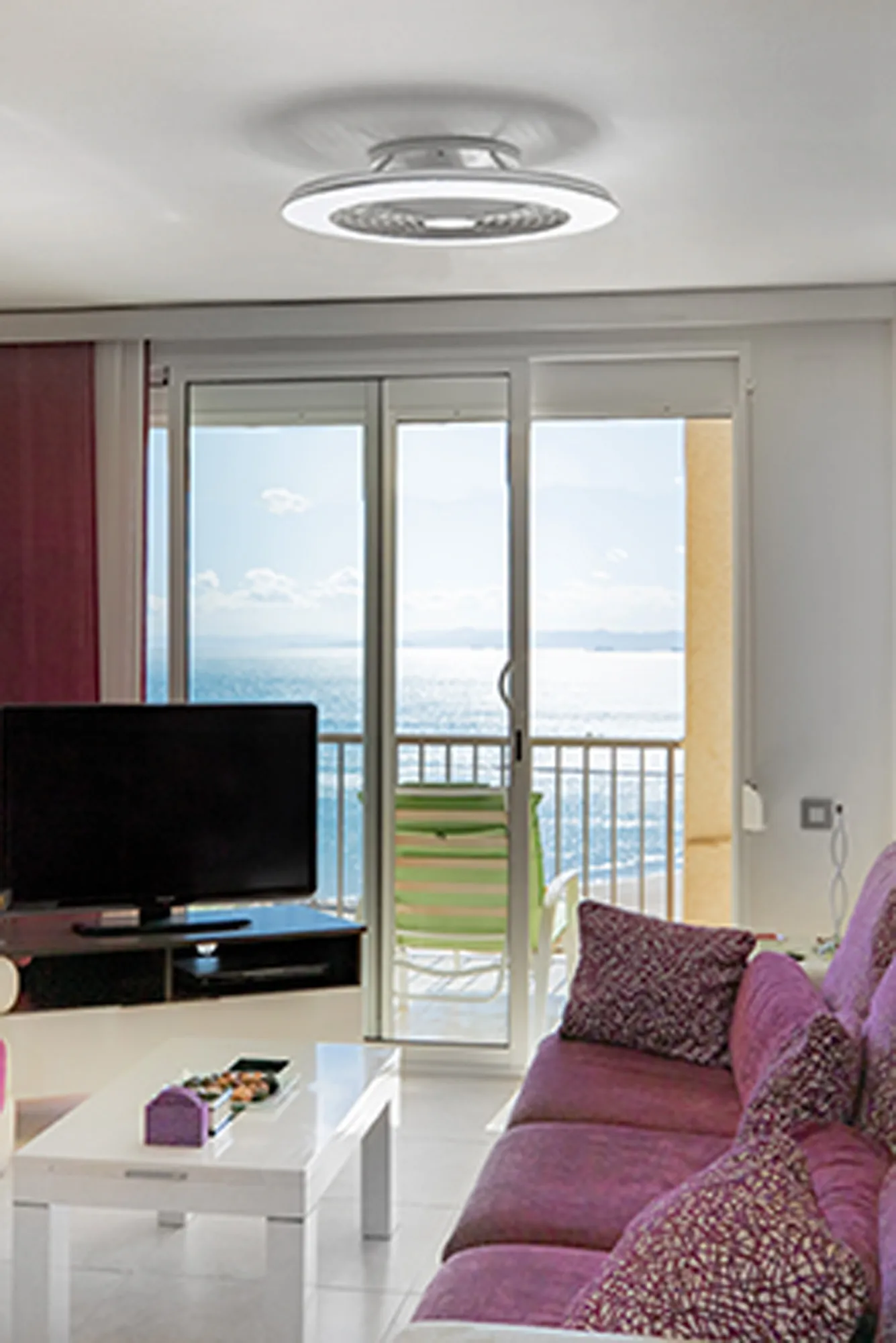 M7491 Alisio XL Mantra Ventilacion Alisio XL 95W LED Dimmable Ceiling ...