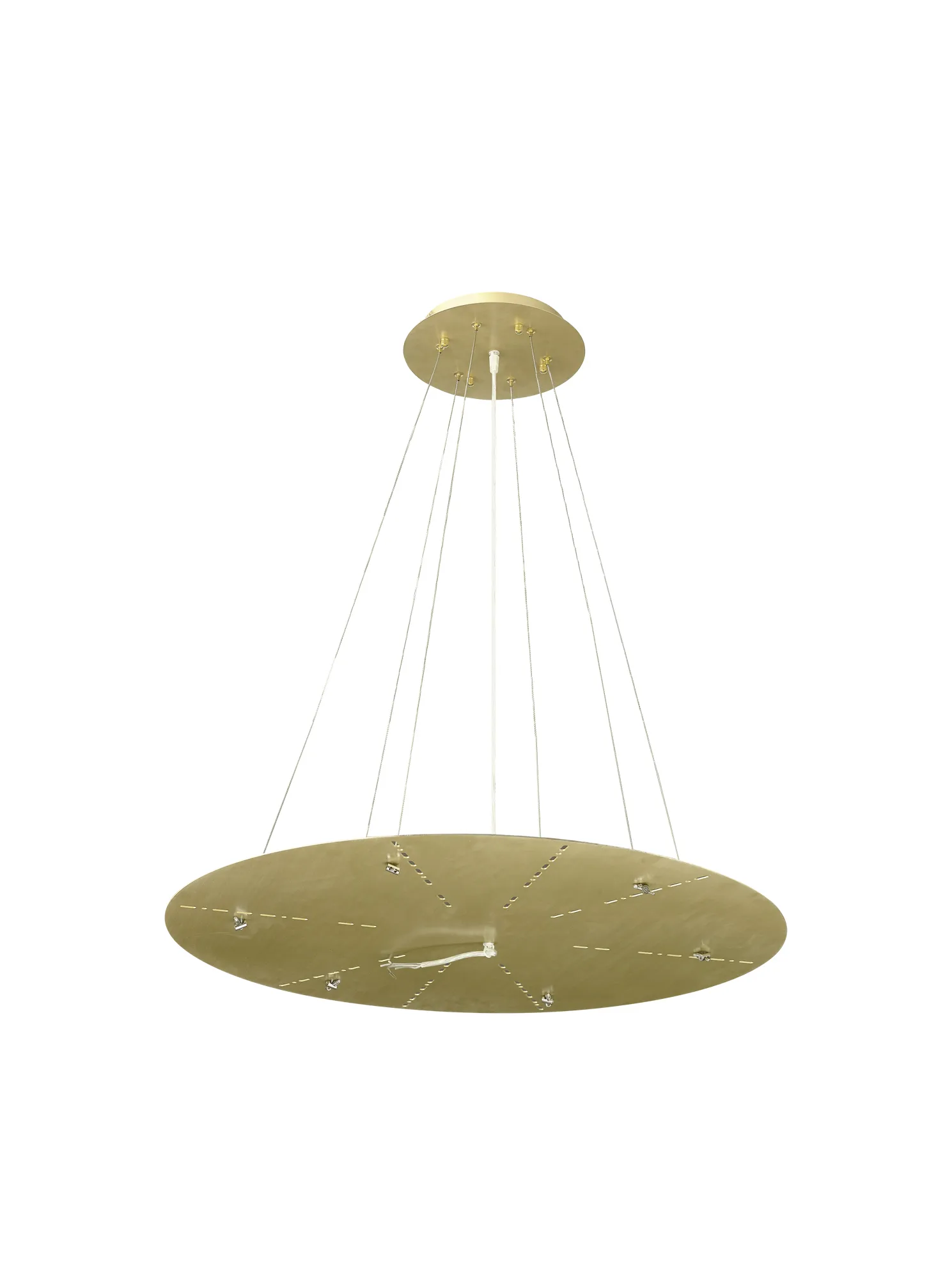 D0669 Lowan Painted Gold Deco Lowan 790mm 3m Suspension Plate (Max Load ...