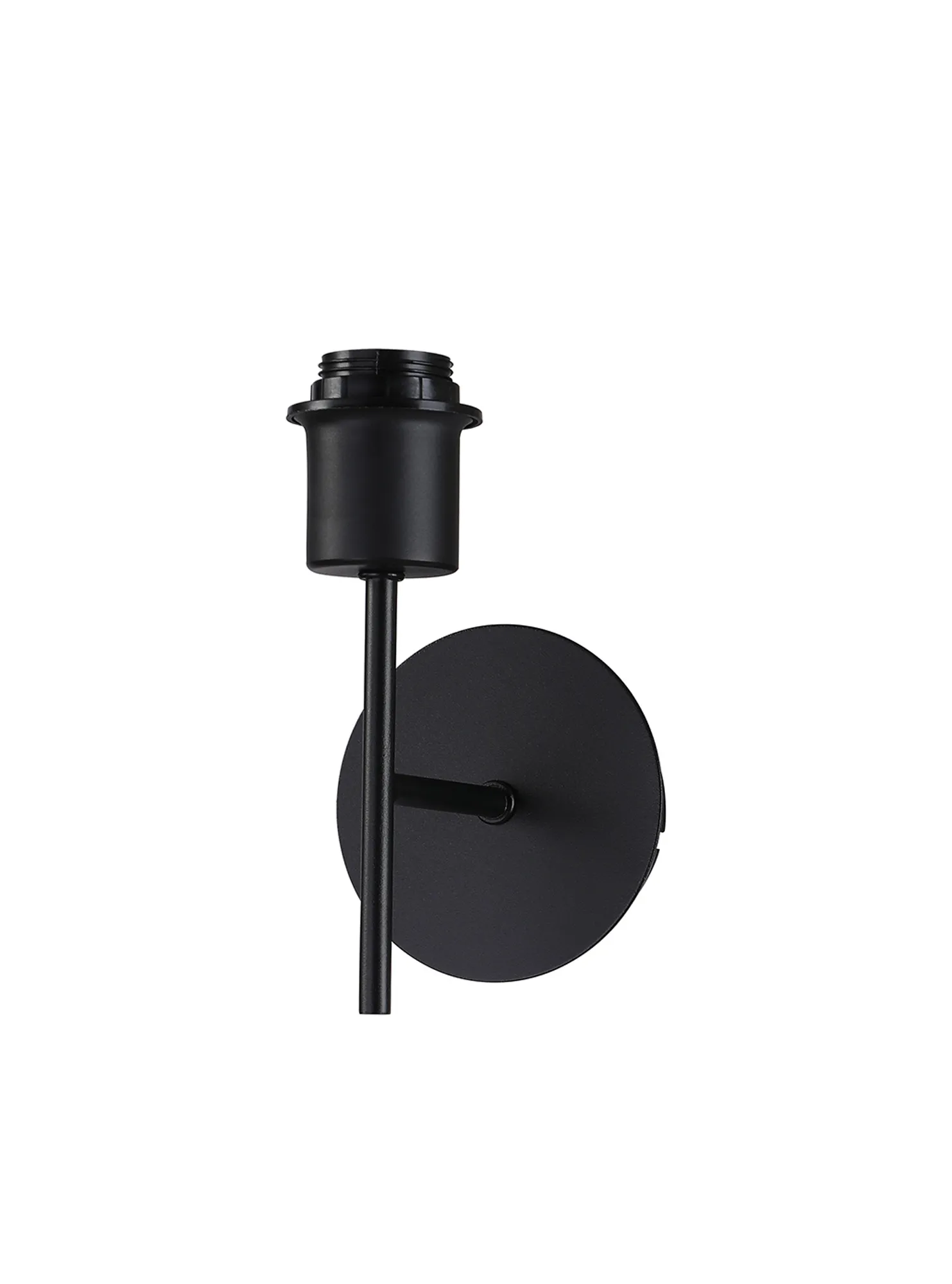 D1044BL Carrie Satin Black Deco Carrie 1 Light Wall Lamp Without Shade ...