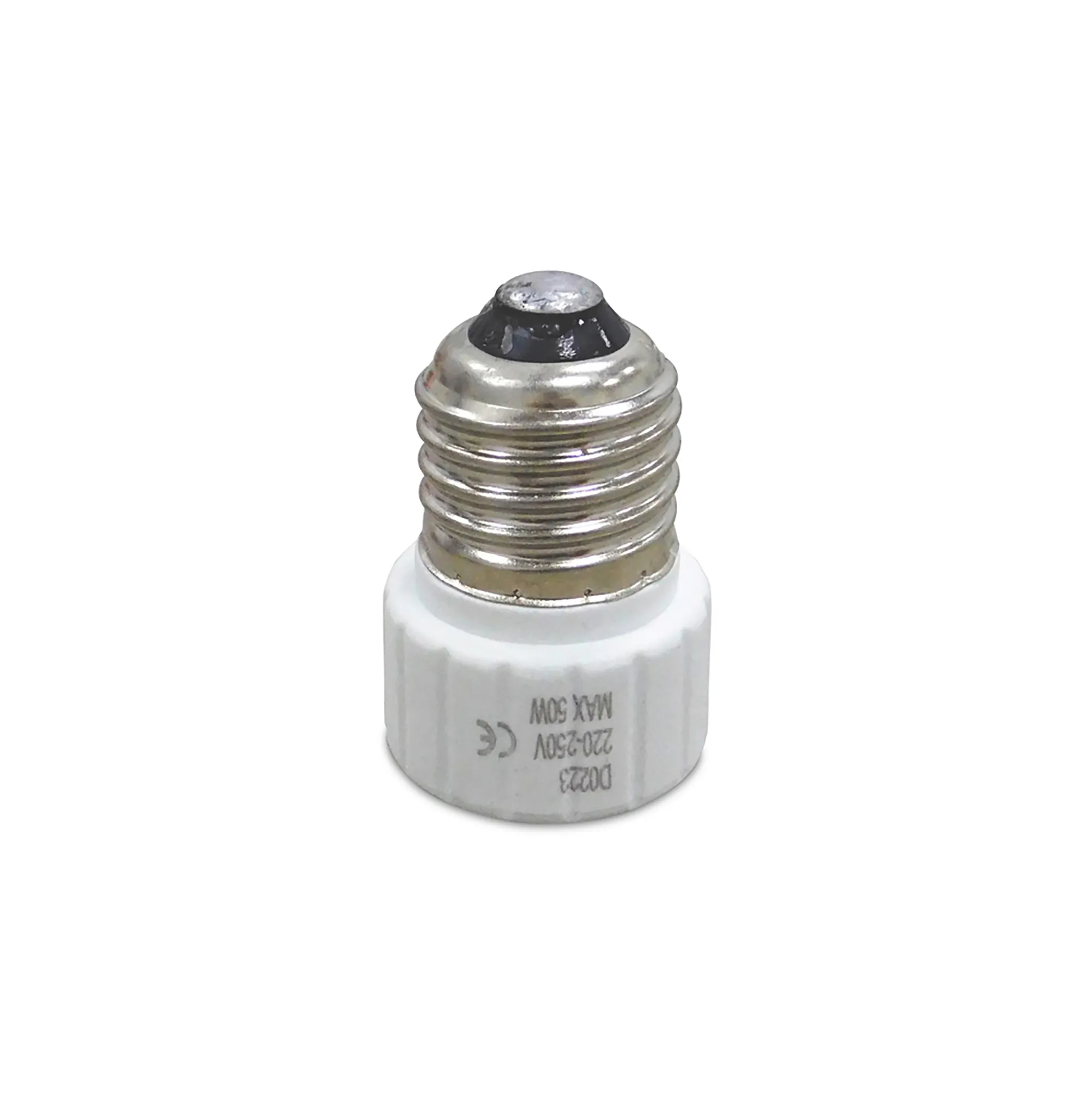 D0229 Elements Deco Elements GU10 to E27 Lamp Socket Converter White ...