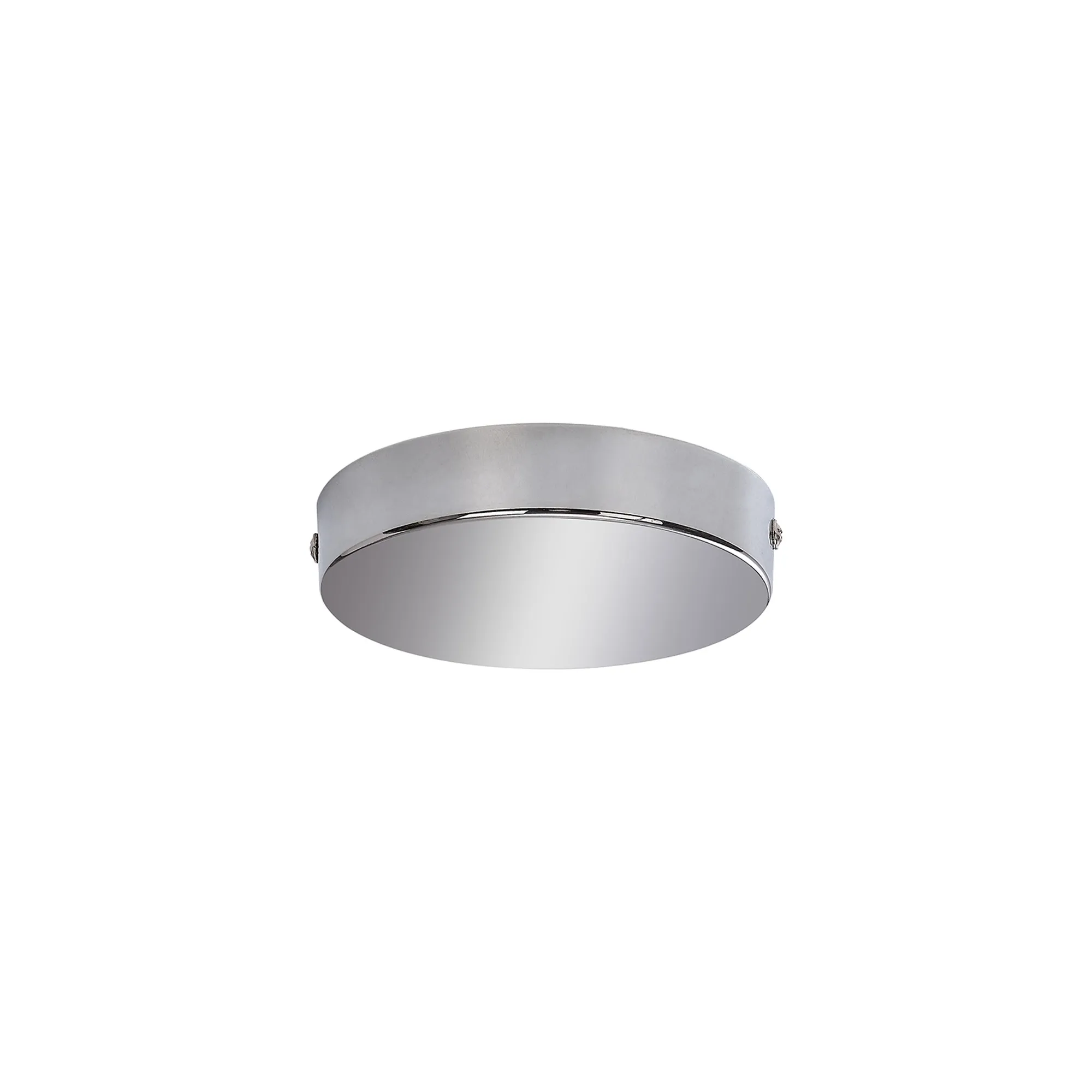 D0827CH/NH Hayes No Hole Chrome Deco Hayes No Hole 12cm Round Ceiling ...