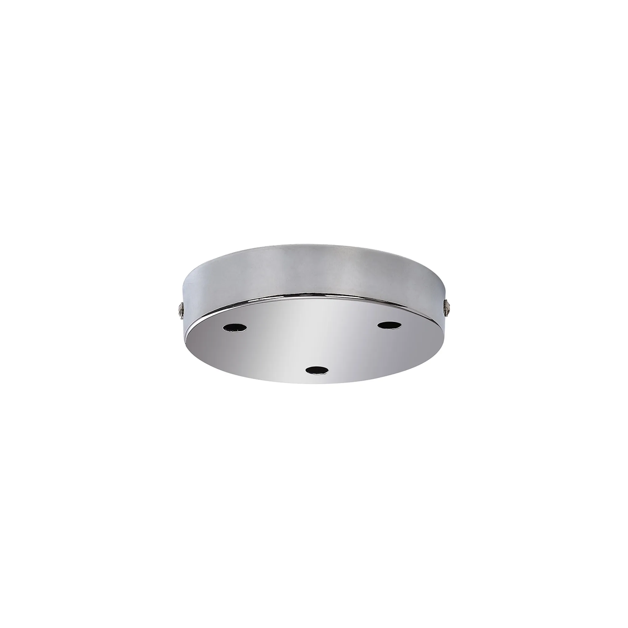 D0827CH Hayes Chrome Deco Hayes 3 Hole 12cm Round Ceiling Plate ...