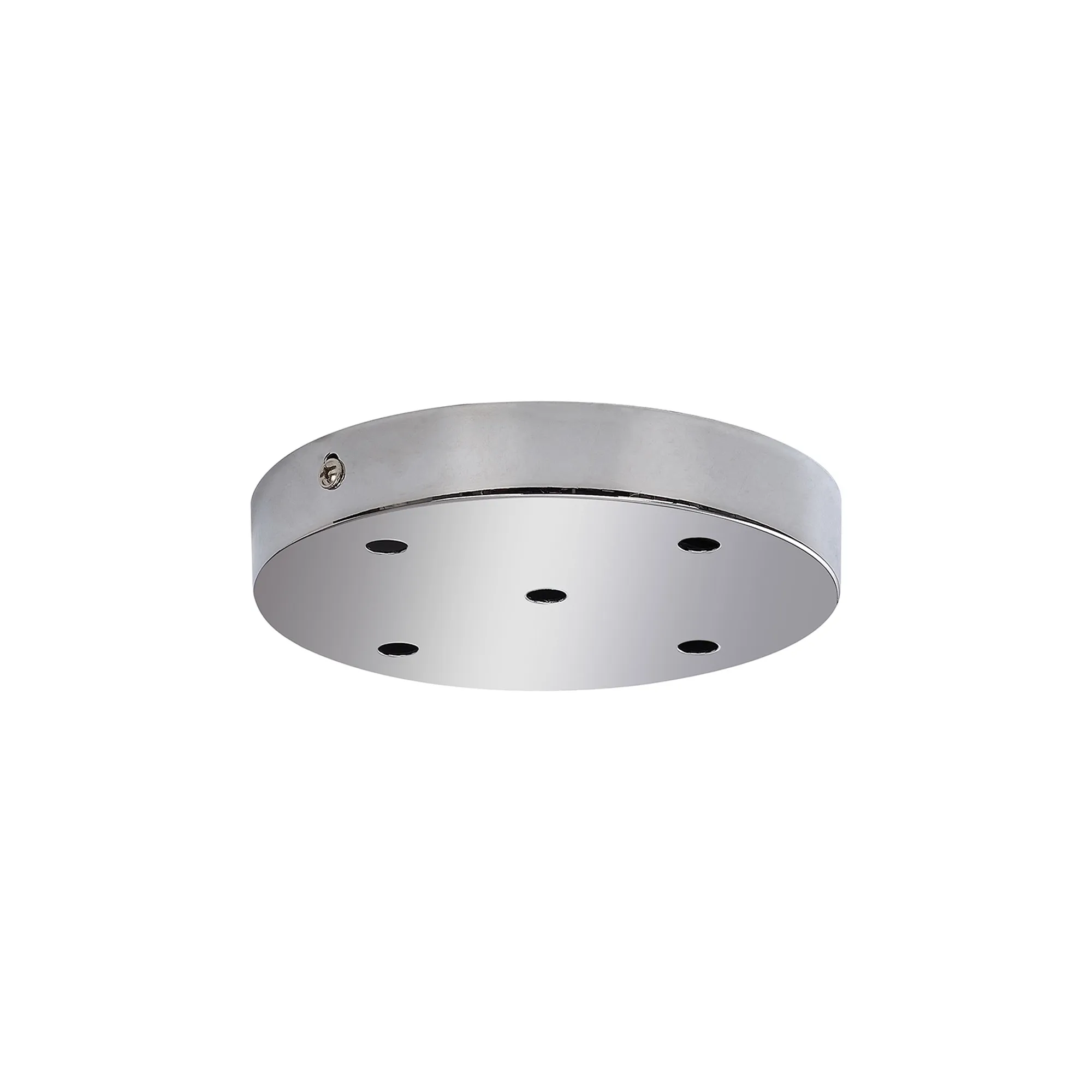 D0828CH Hayes Chrome Deco Hayes 5 Hole 15cm Round Ceiling Plate ...