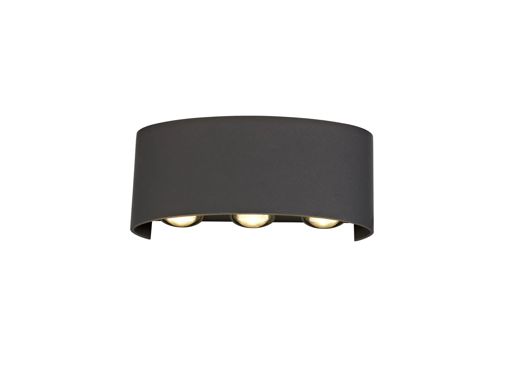 D0451 Leoni Deco Leoni Wall Light 6W LED IP54 Anthracite - Inspired ...