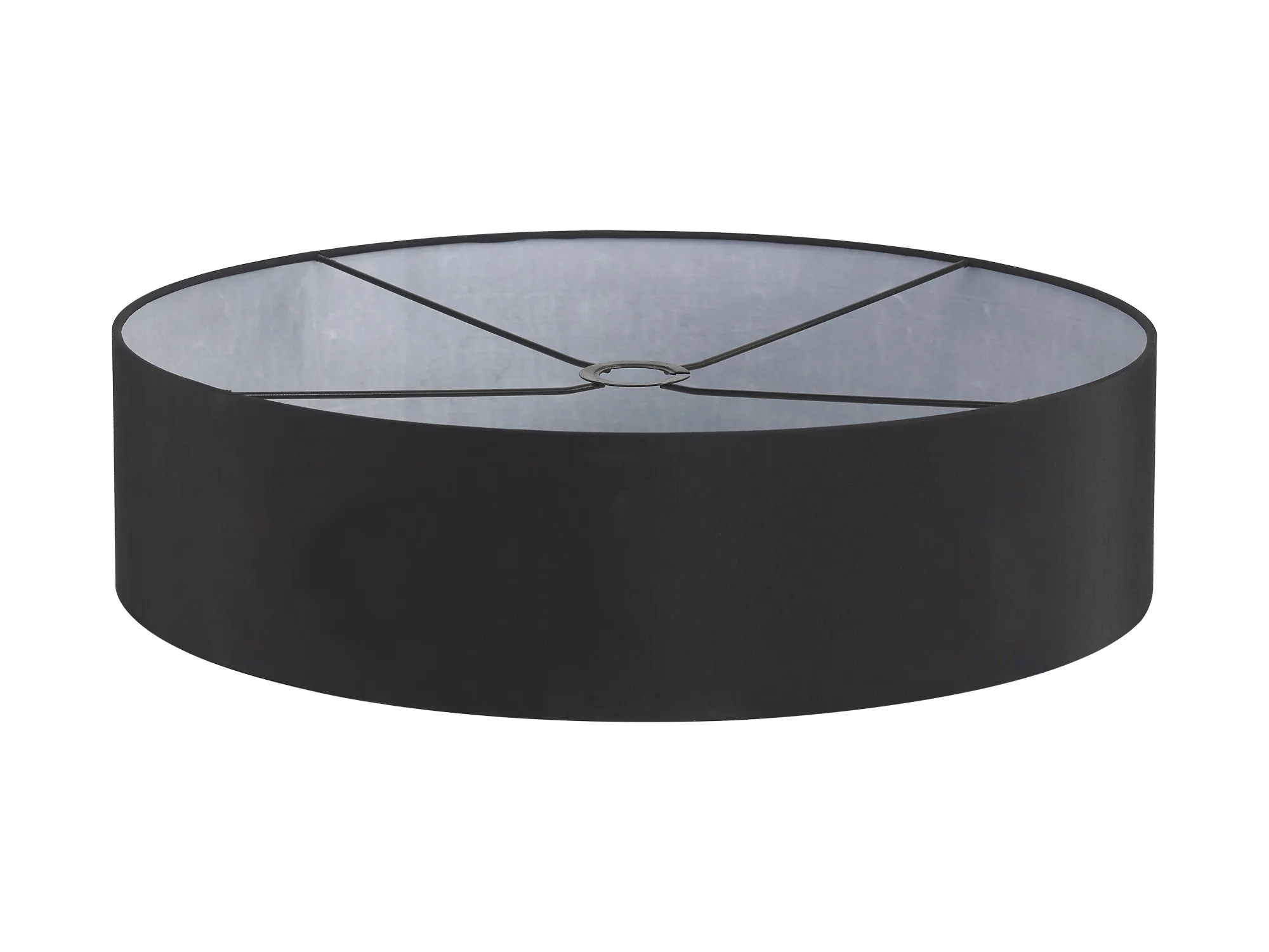 D0571 Serena Deco Serena 60cm Faux Silk Fabric Shade Black, White ...