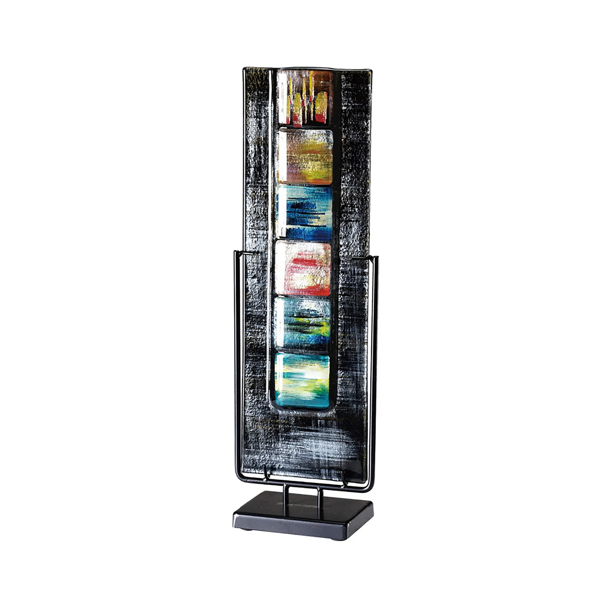 IL70203 Orion Diyas Home Orion Glass Art Vase With Stand - Inspired ...
