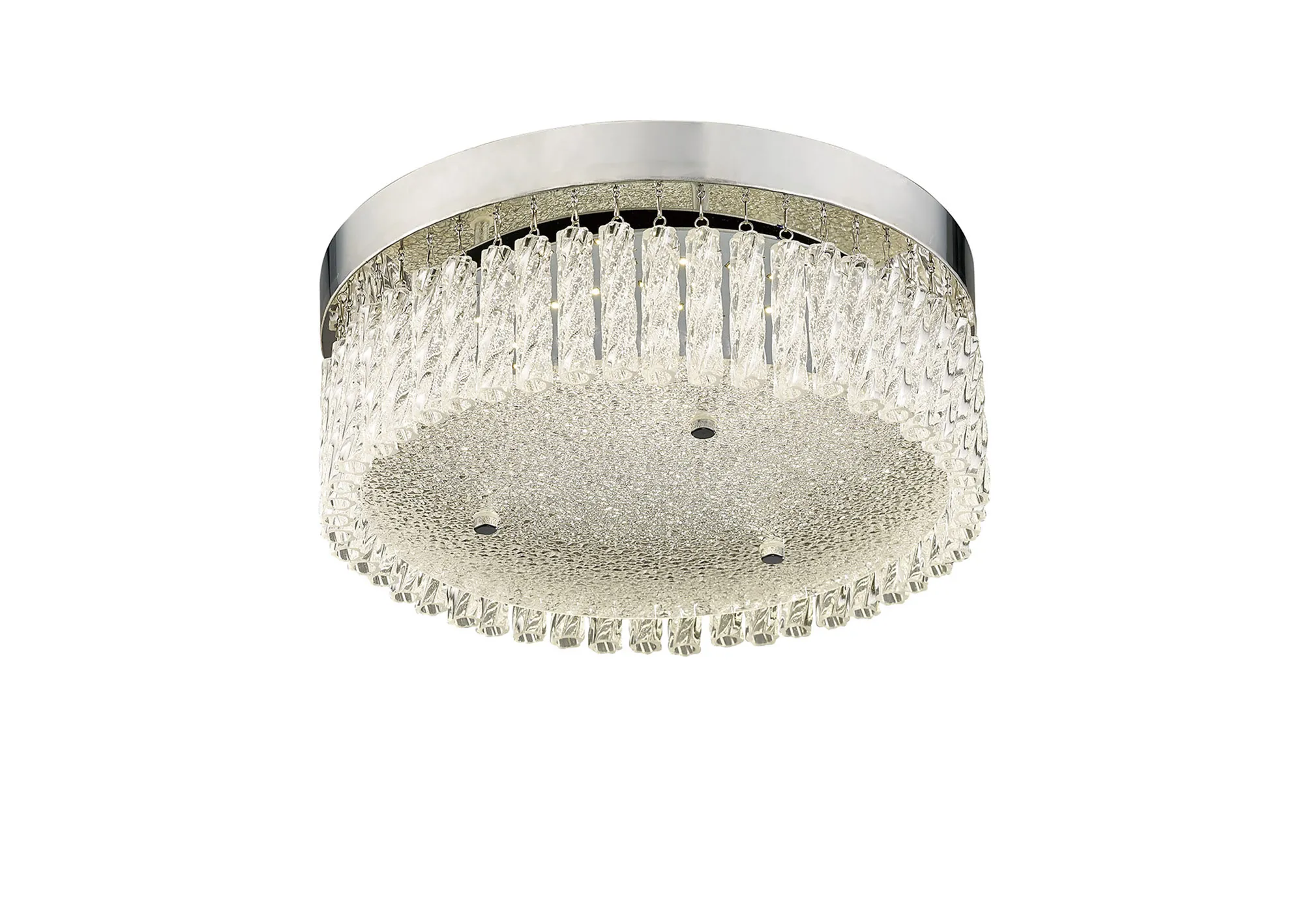 IL80054 Aiden Diyas Aiden Glass 18W LED Flush Ceiling - Inspired ...