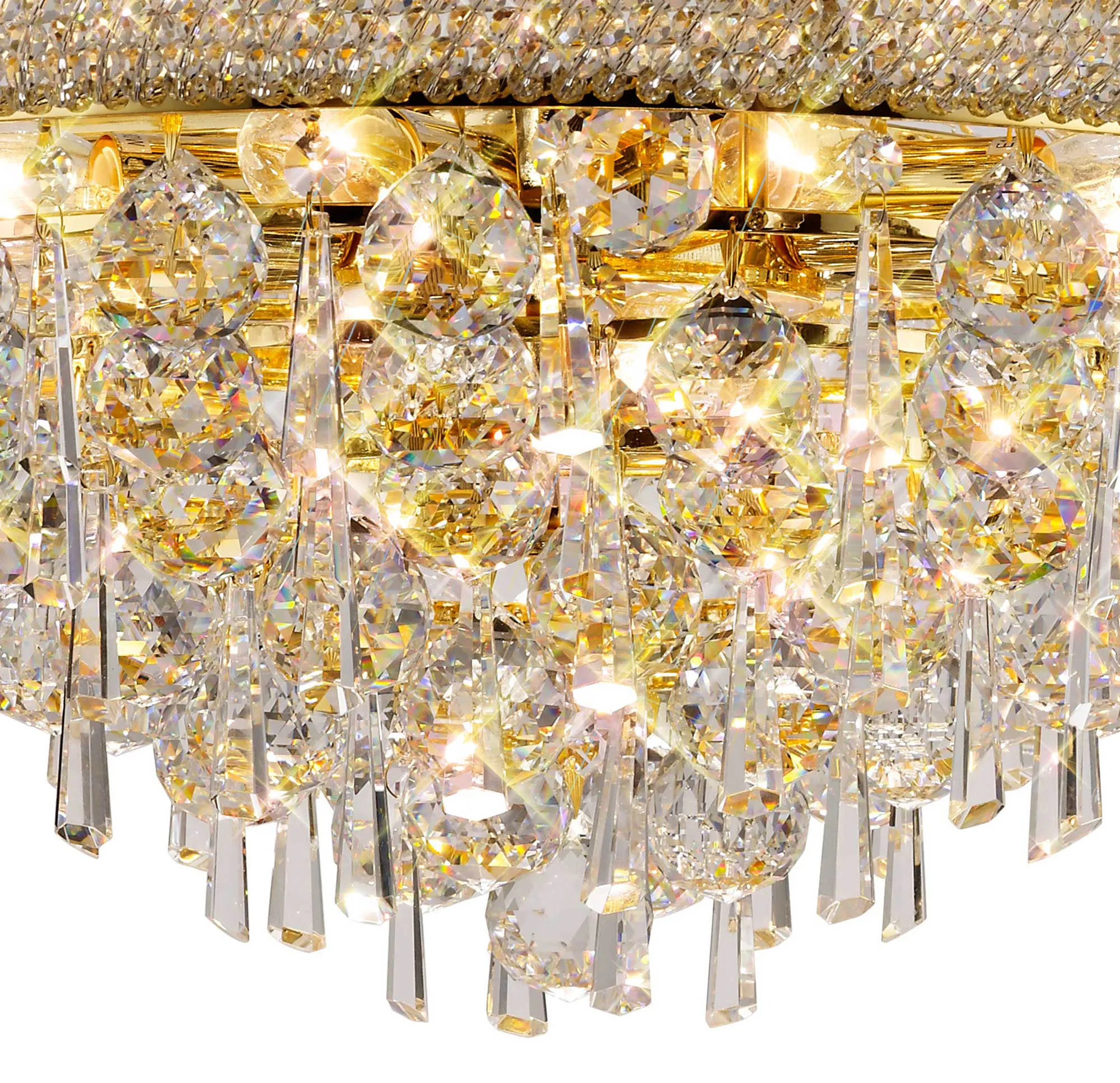 IL32111 Alexandra Gold Diyas Alexandra Crystal Chandelier 13 Light (18 ...