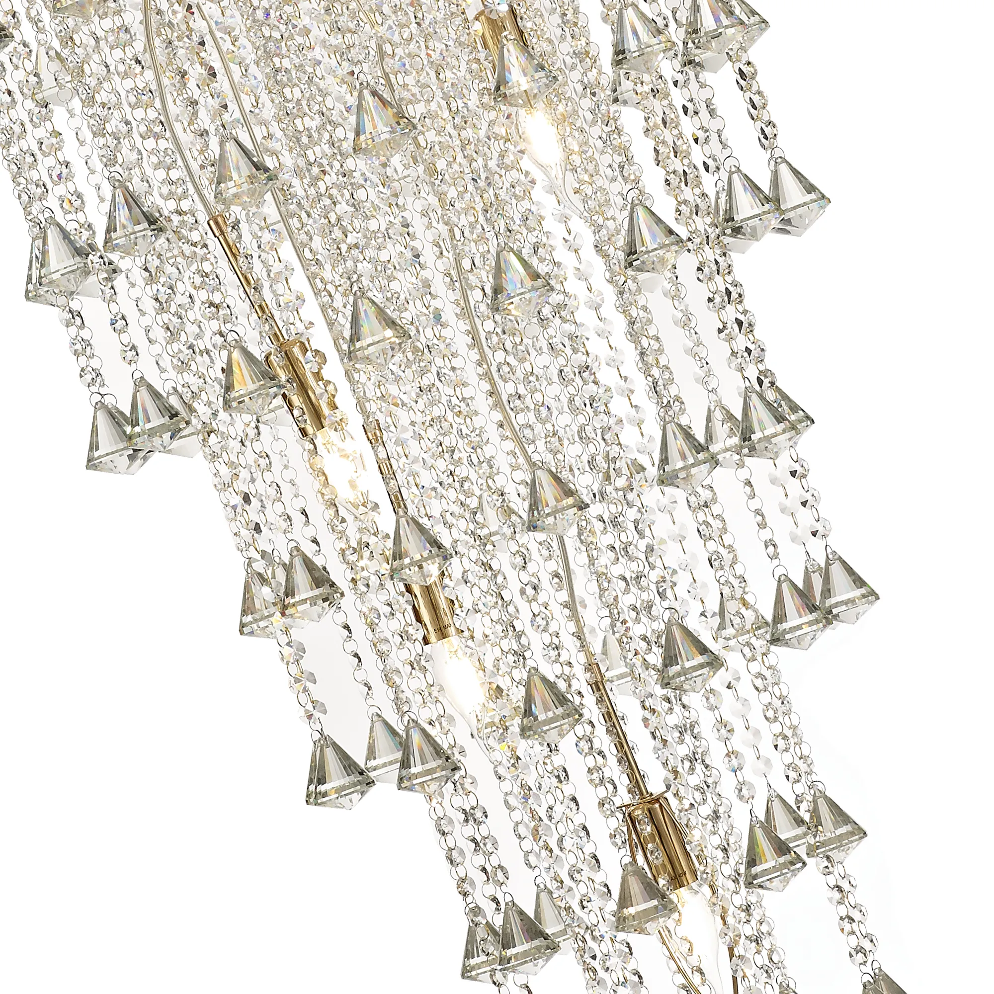 IL32775 Inina French Gold Diyas Inina Crystal Chandelier 9 Light (17kg ...