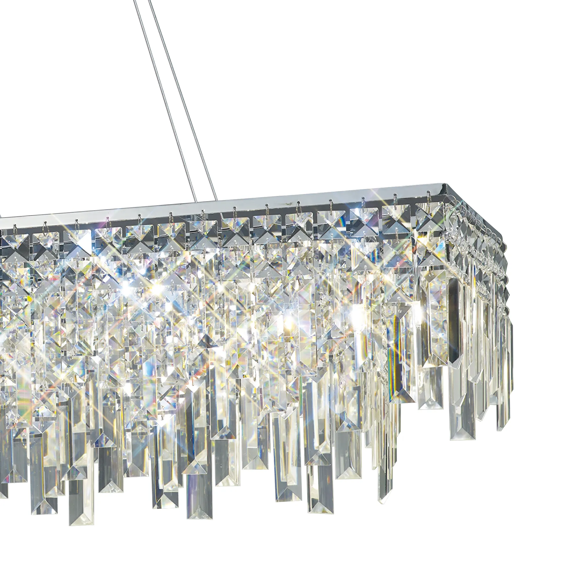 IL30255 Maddison Polished Chrome Diyas Maddison Crystal Pendant 6 Light ...