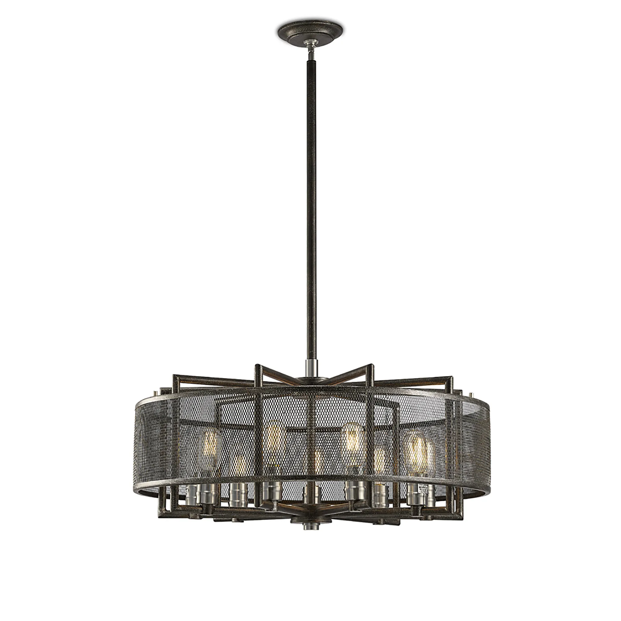 IL31693 Parker Diyas Parker Pendant 9 Light - Inspired Lighting Ltd.