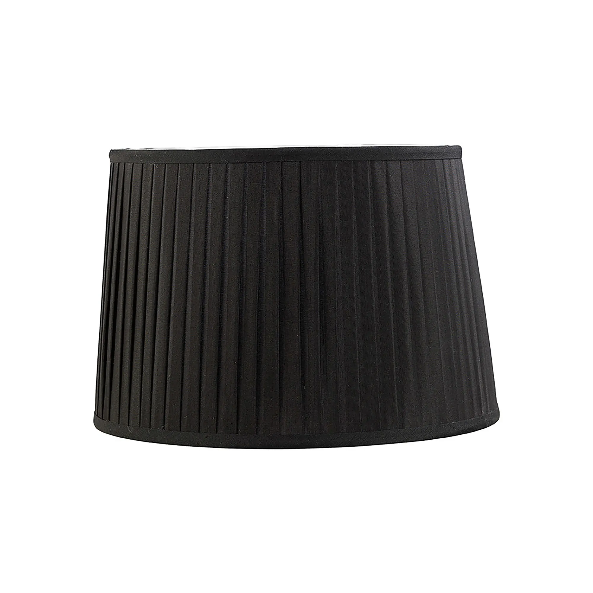 ILS20205 Stella Diyas Stella 40cm Round Fabric Shade Black - Inspired ...