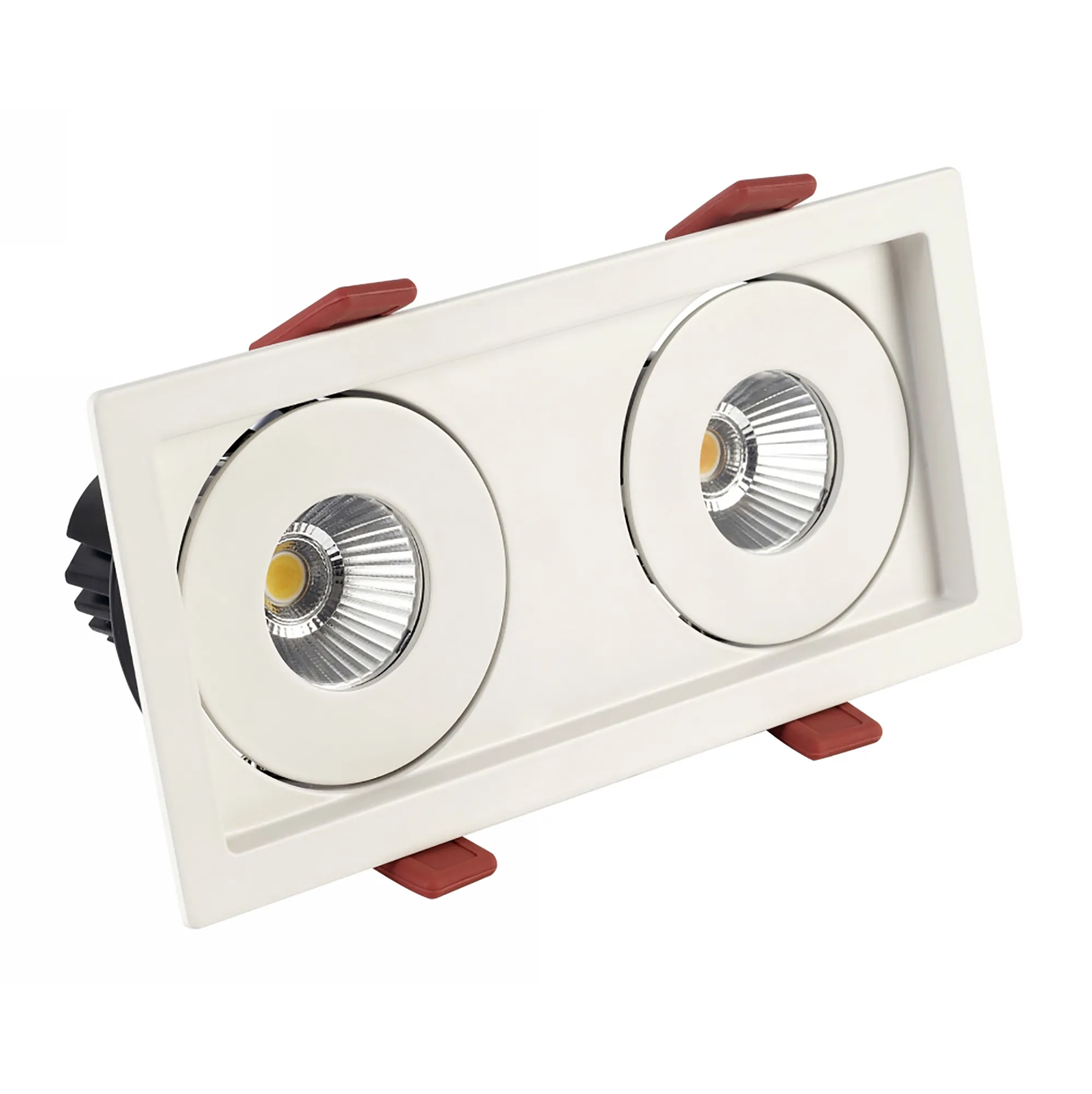 Recessed Ceiling Luminaires Multi-Head Recess Ceiling LED Recessed ...
