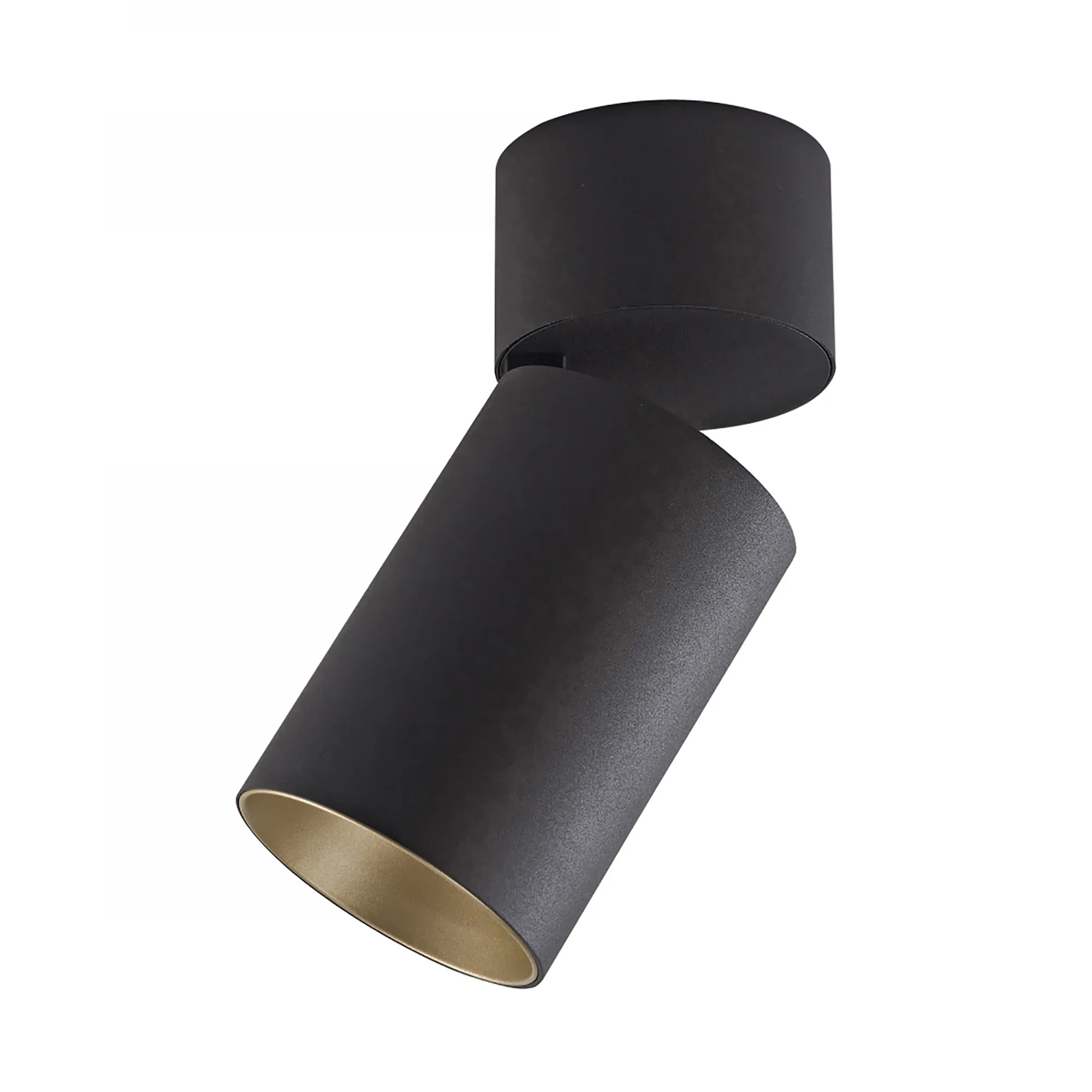 DL300001 Eos A 20 Dlux Eos A 20, 20W Black & Gold Surface LED Spotlight ...