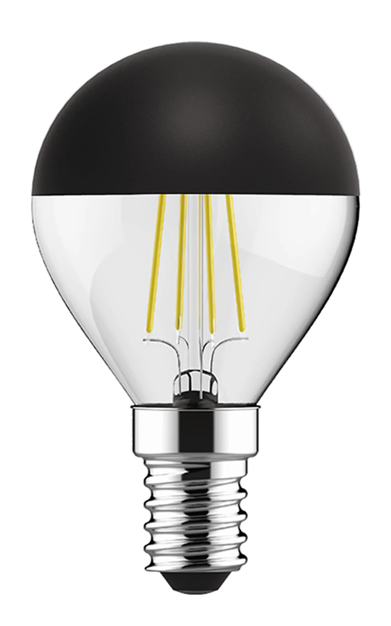 4600356 Classic Style Luxram Classic Style Black Top Ball G45 E14 4W ...