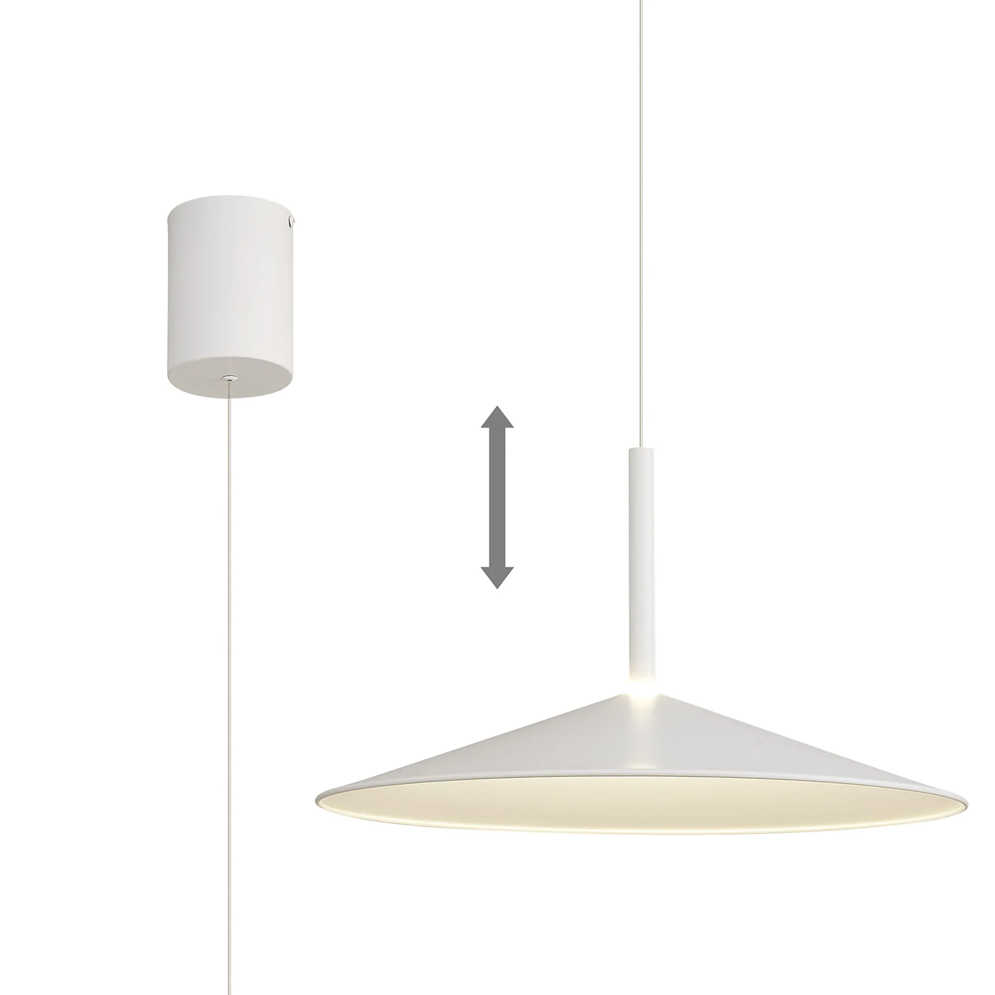 M7890 Calice Mantra Calice 48cm Rise And Fall Pendant 16W LED 3000K ...