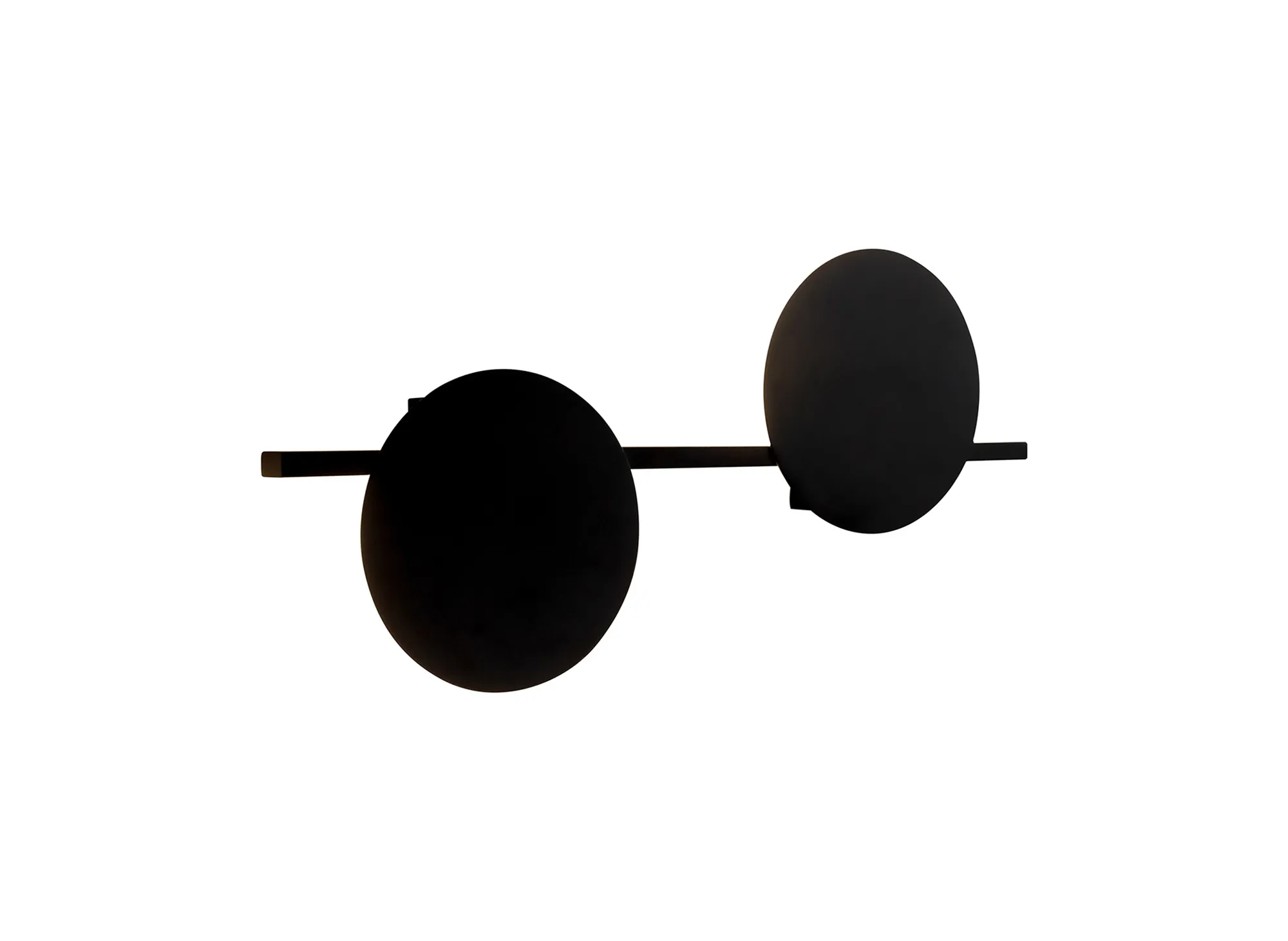M7299 Eris Mantra Fusion Eris 2 Light Wall Lamp 16W LED Black ...