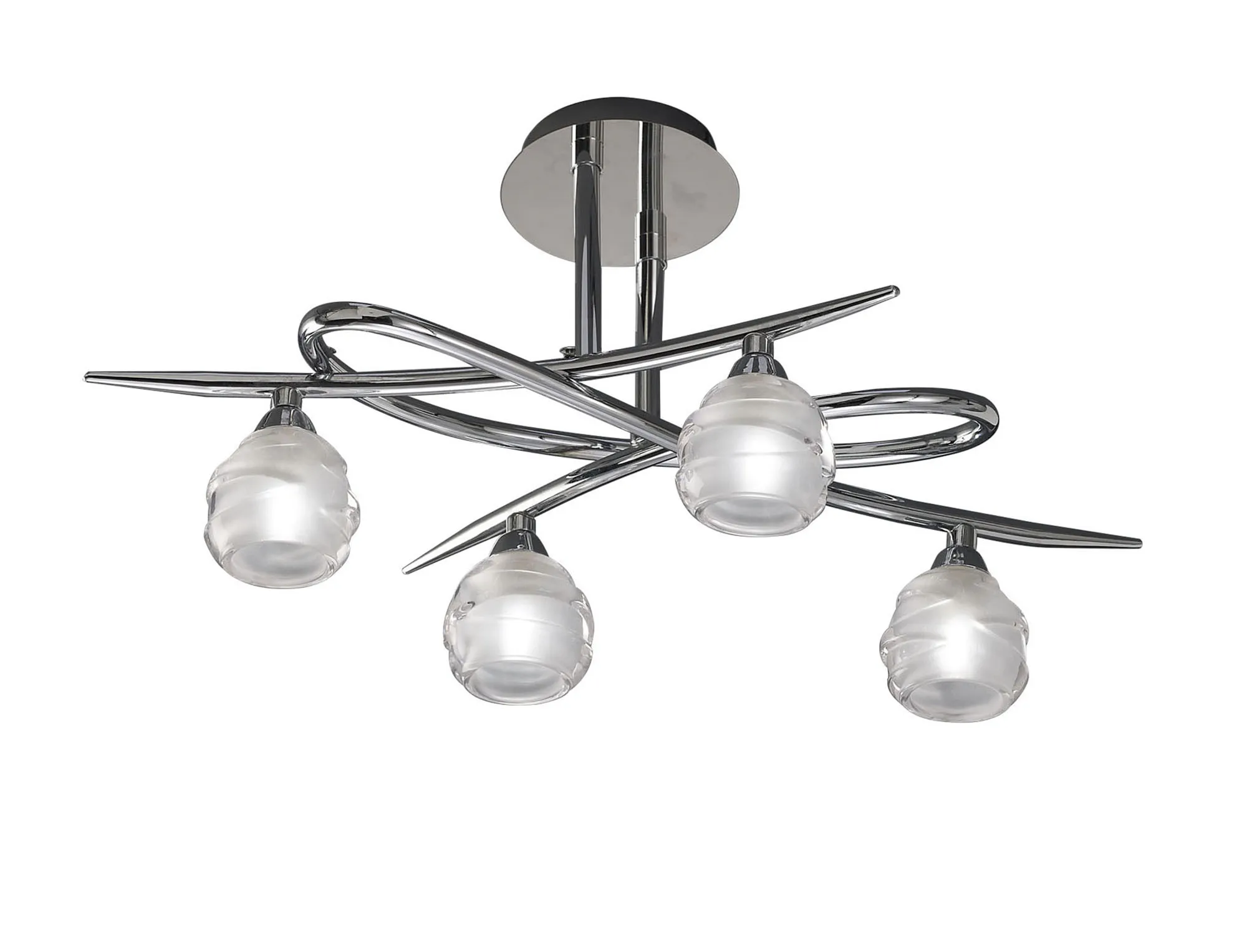 M1803 Loop CH Mantra Loop Ceiling 4 Light - Inspired Lighting Ltd.