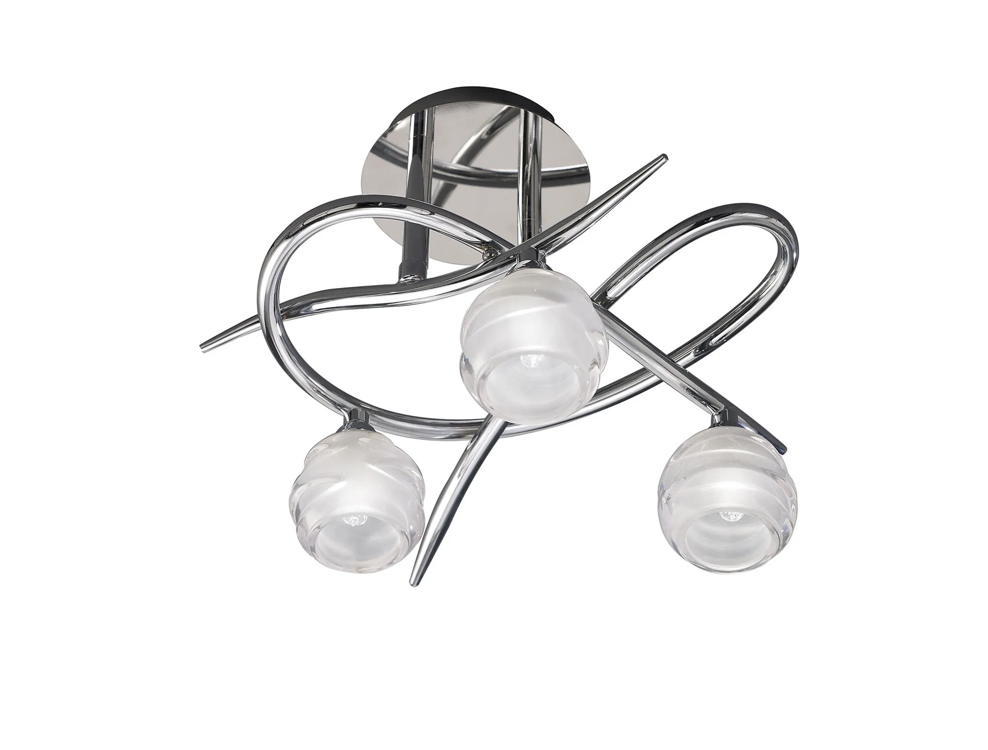 M1804 Loop CH Mantra Loop Ceiling 3 Light - Inspired Lighting Ltd.