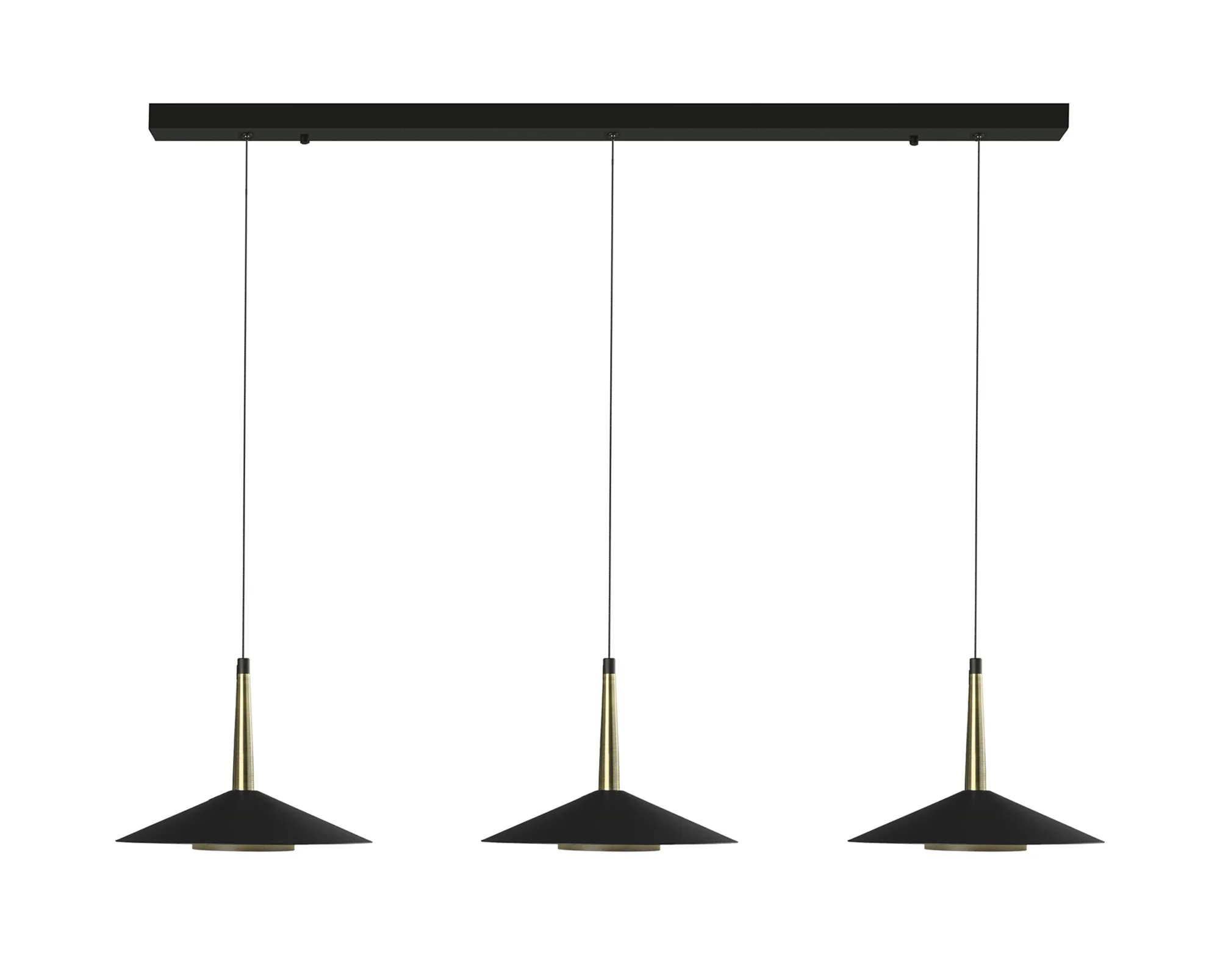 M7475 Orion Mantra Fusion Orion Linear Pendant 3 Light 24W LED ...