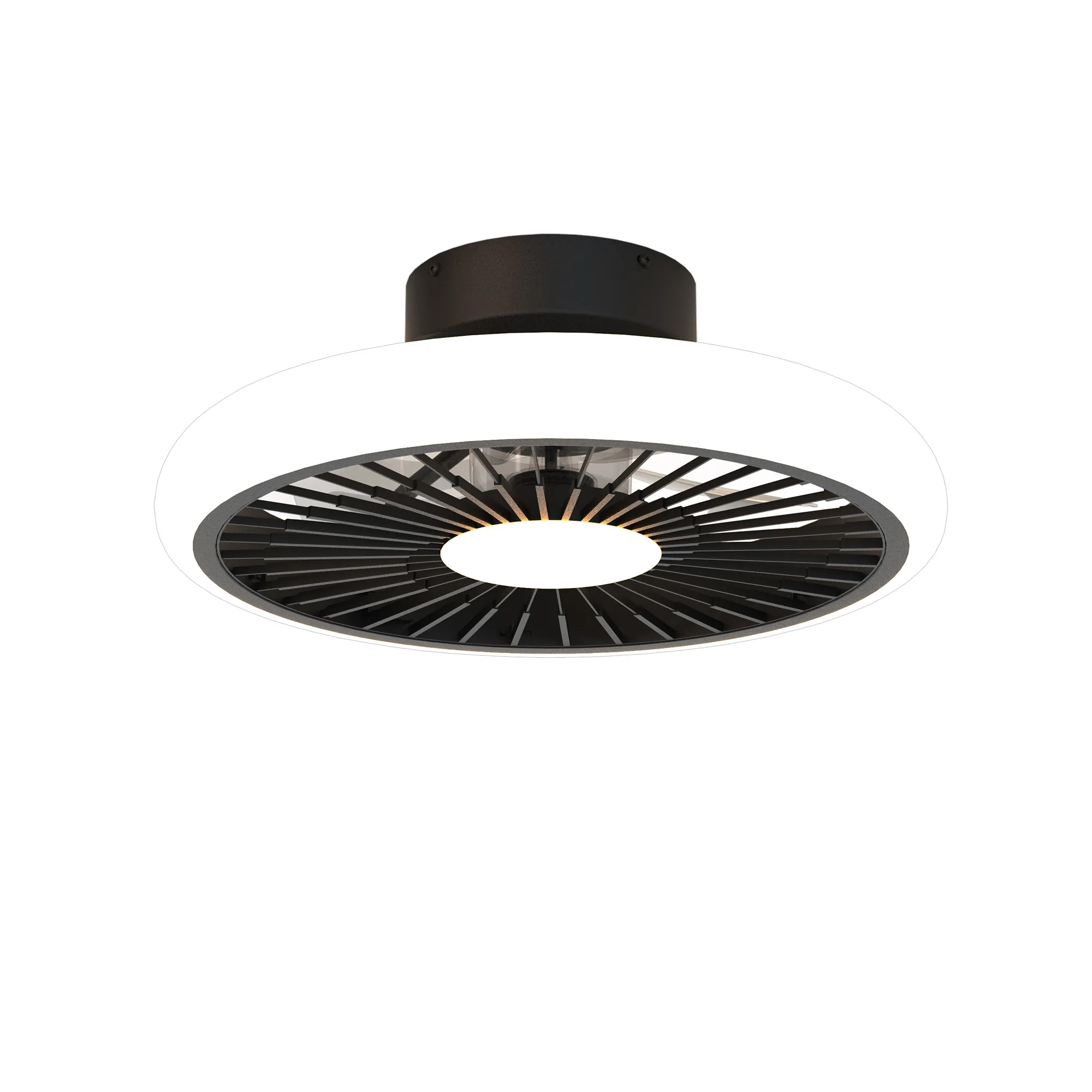 M8232 Turbo Mantra Turbo 55W LED Dimmable Ceiling Light & Fan, Remote ...