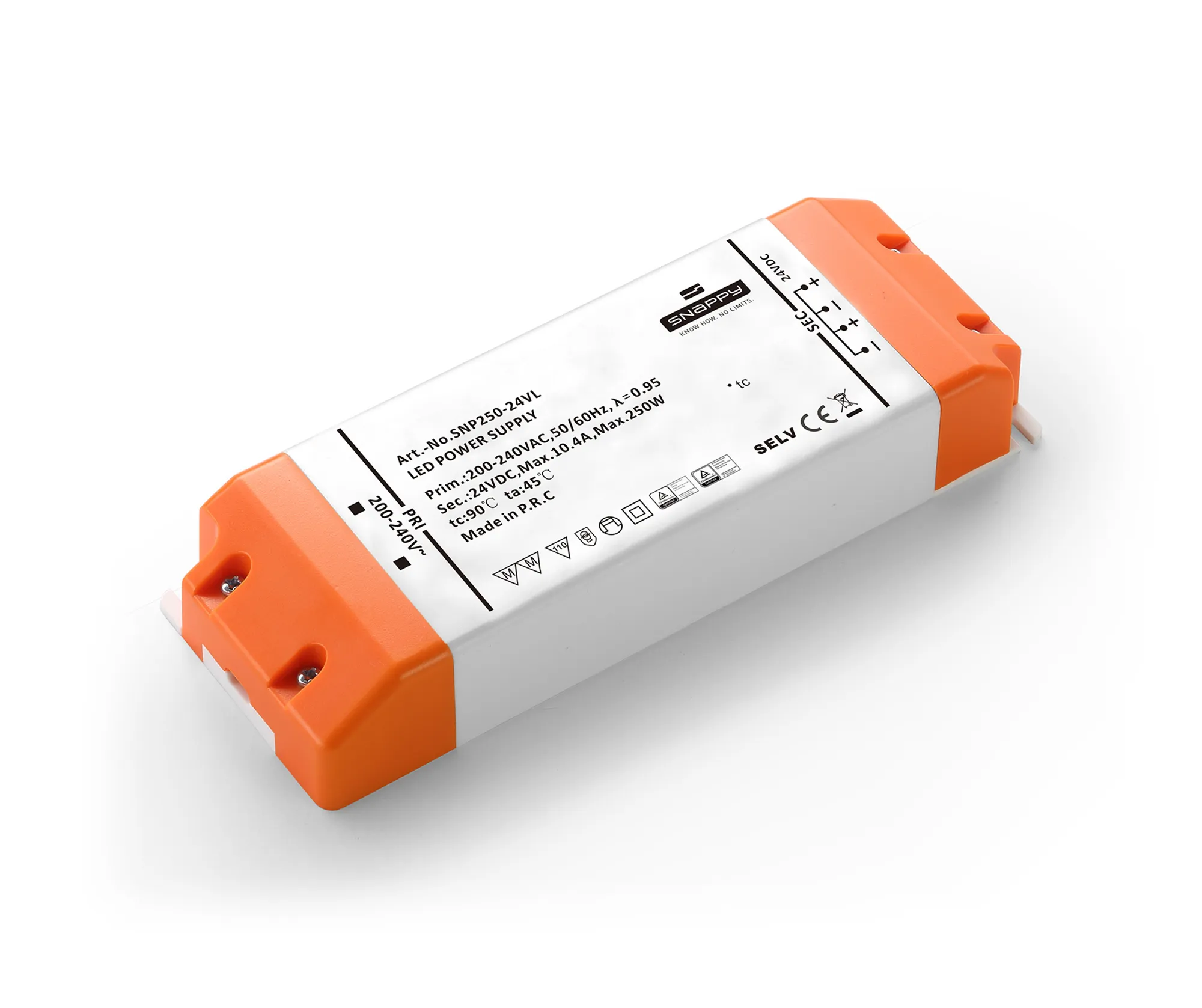 SNP200-24VL SNP Snappy SNP; 200W Constant Voltage Non-Dimmable LED ...