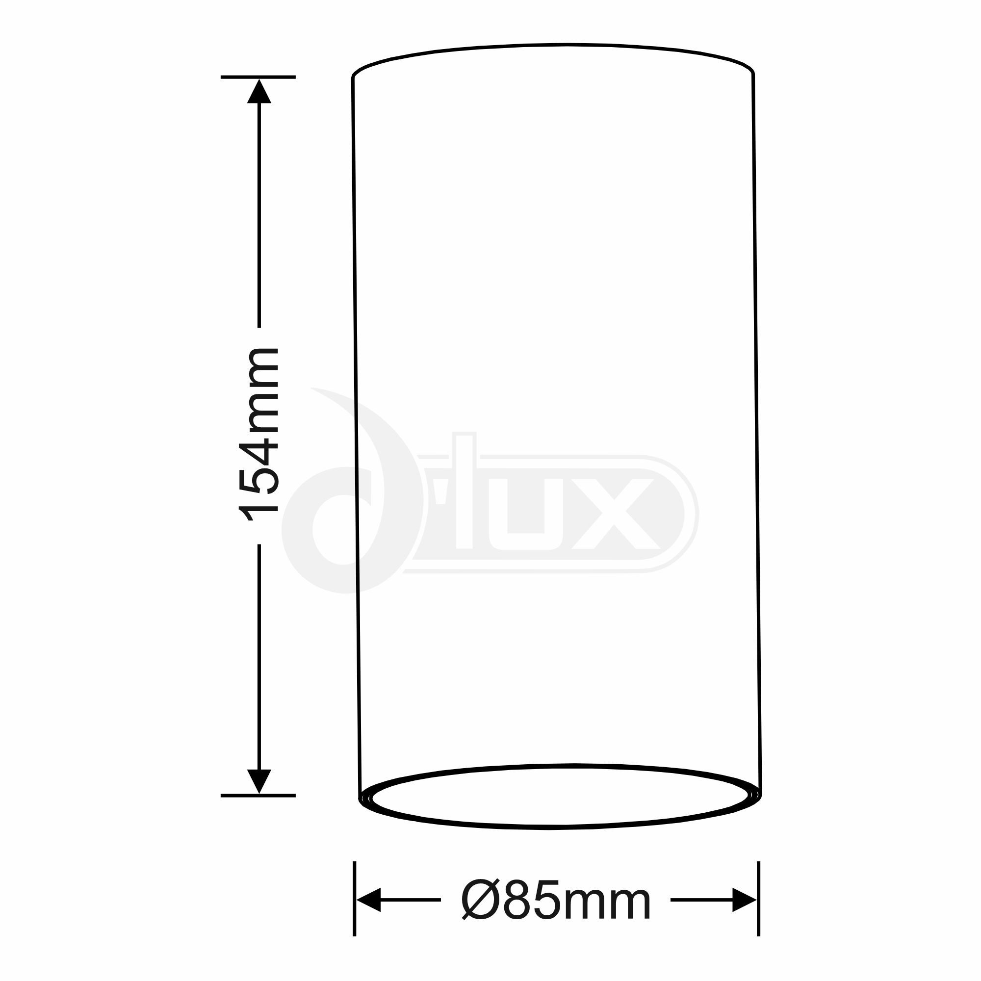 DL300162 Eos 10 Dlux Eos 10; 10W & Surface LED Spotlight 700lm 40 ...