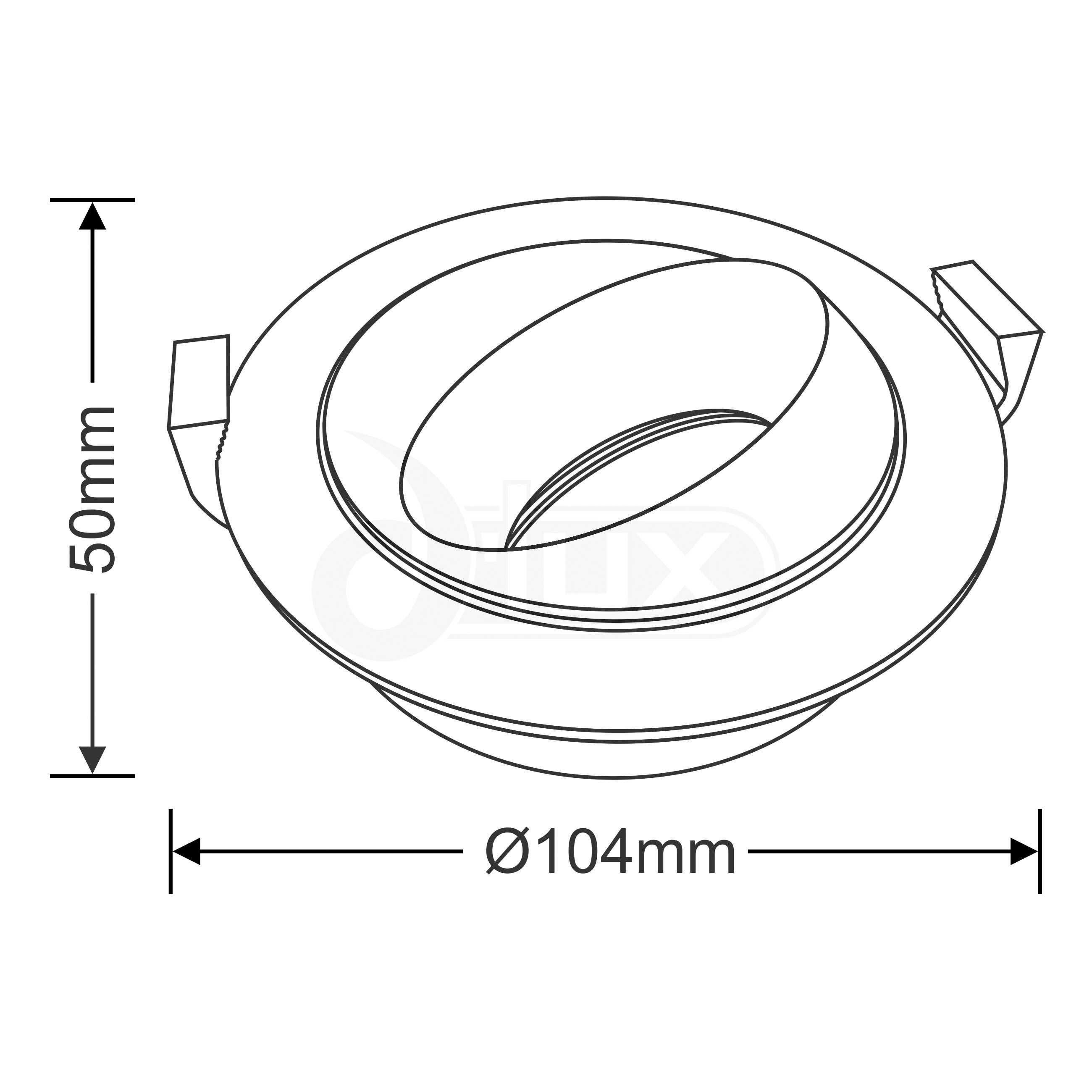DM202406 Bonia 9 Dlux Bonia 9 Tridonic Powered 9W 3000K 840lm 24° CRI ...