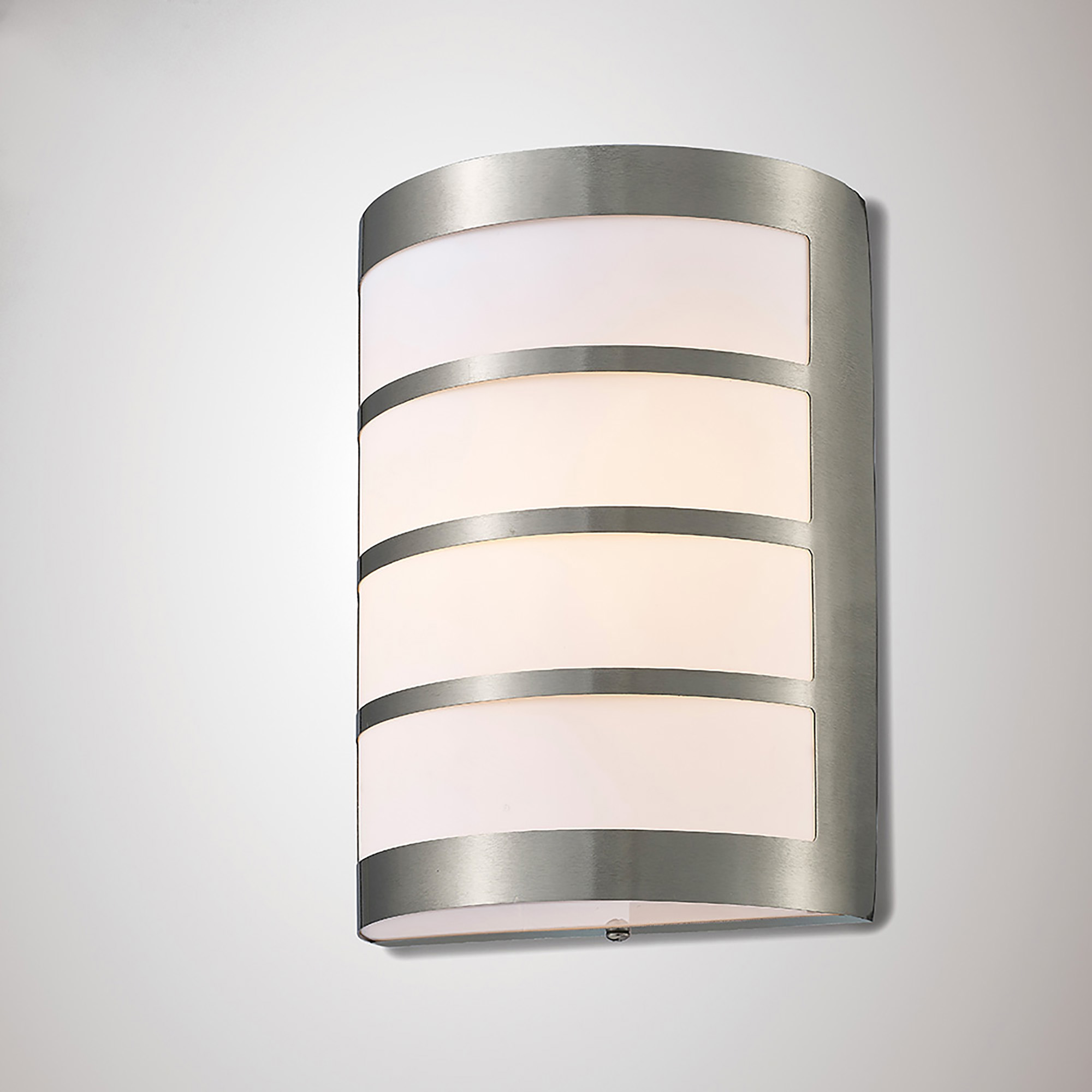 D0076 Clayton Deco Clayton IP44 Wall Lamp 1 Light Louvre Design ...