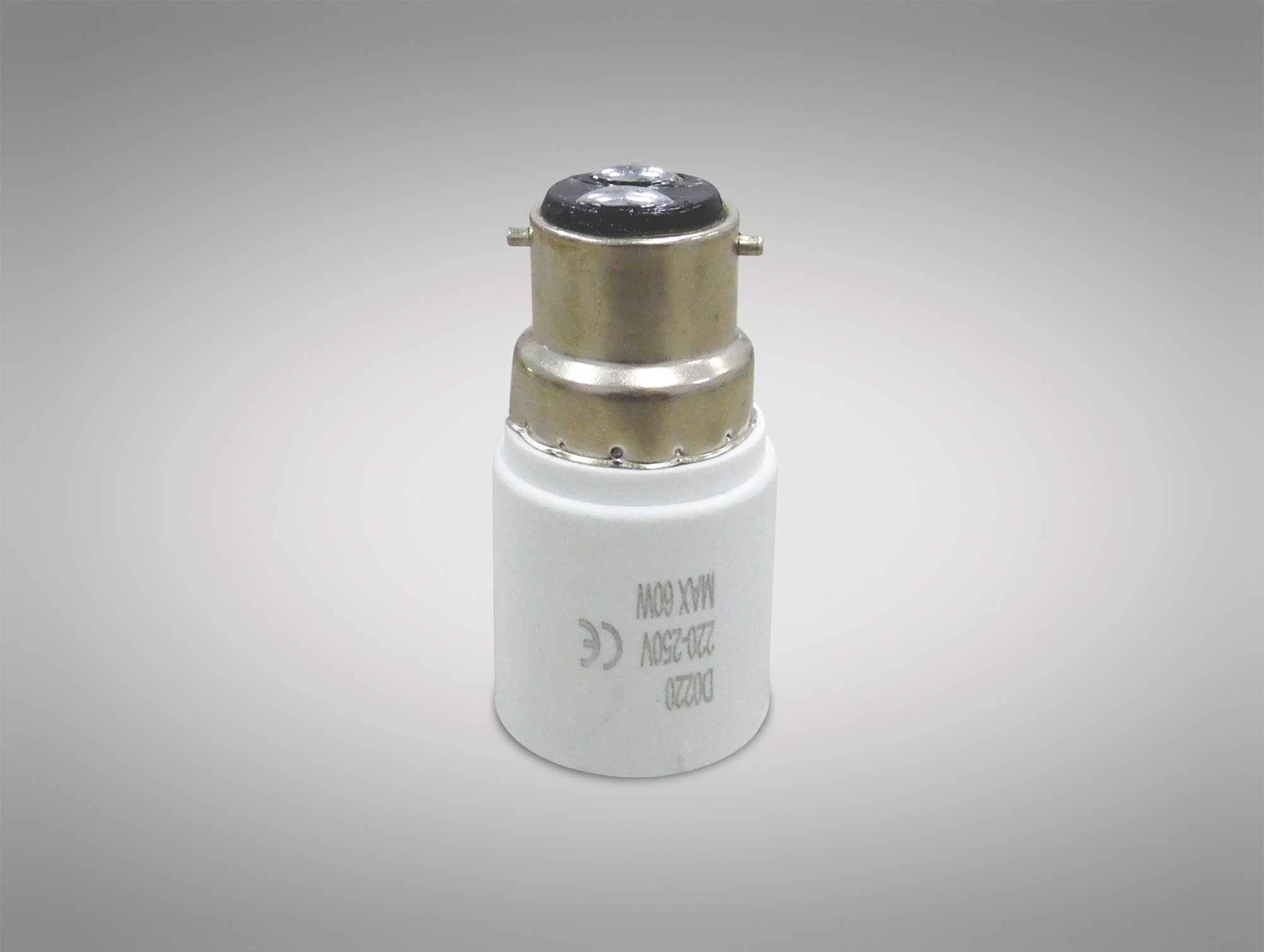 D0220 Elements Deco Elements B22 to E27 Lamp Socket Converter White ...