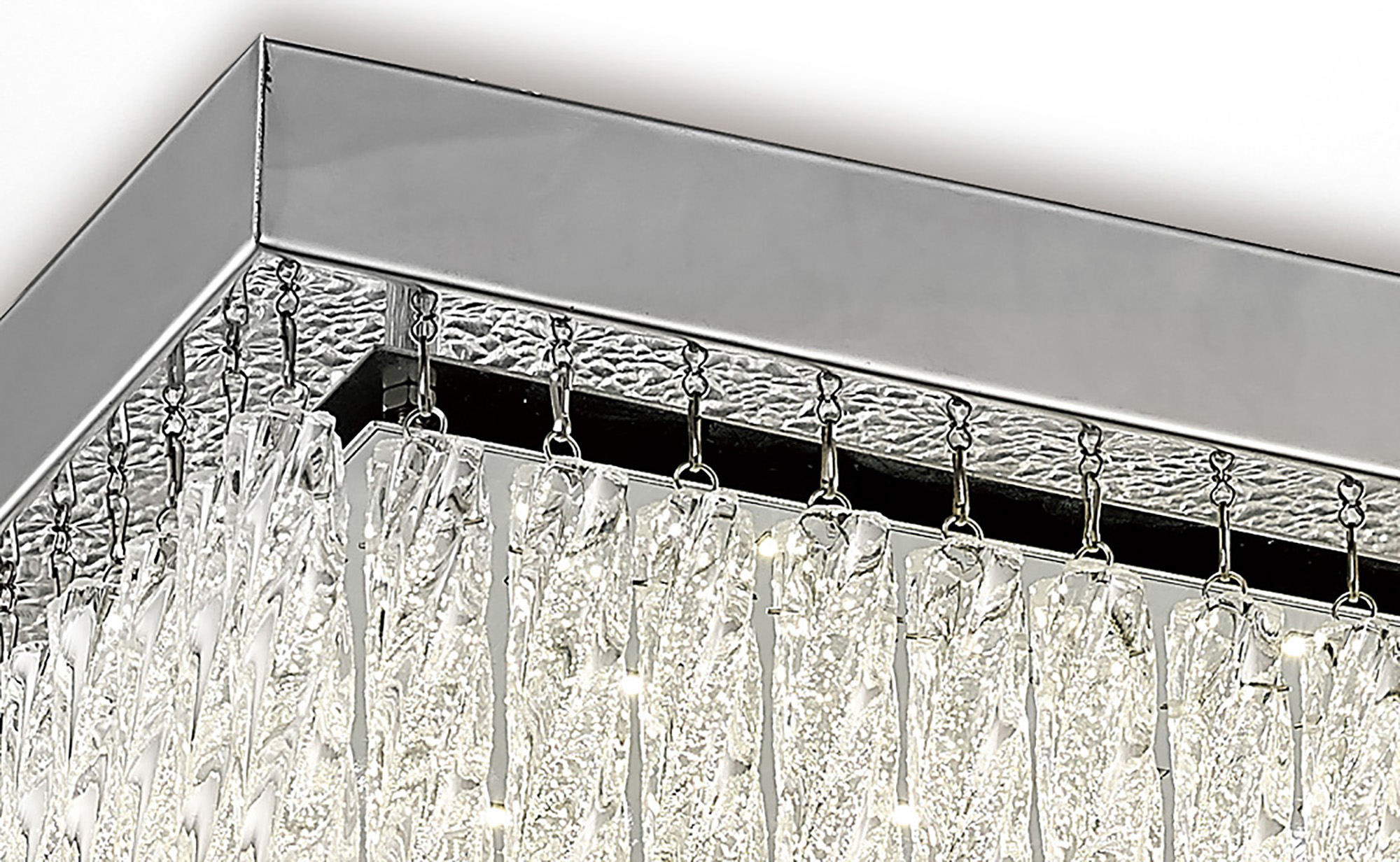 IL80052 Aiden Diyas Aiden Glass 18W LED Flush Ceiling - Inspired ...