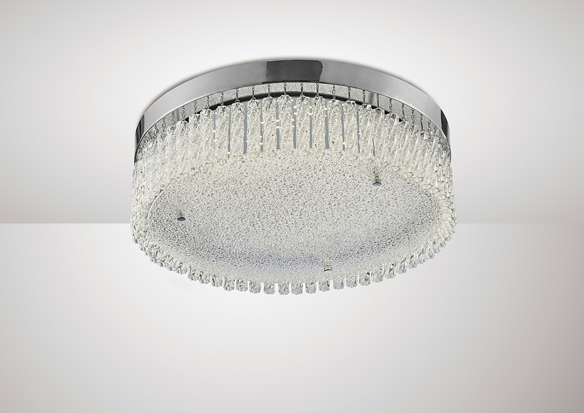 IL80055 Aiden Diyas Aiden Glass 25W LED Flush Ceiling - Inspired ...