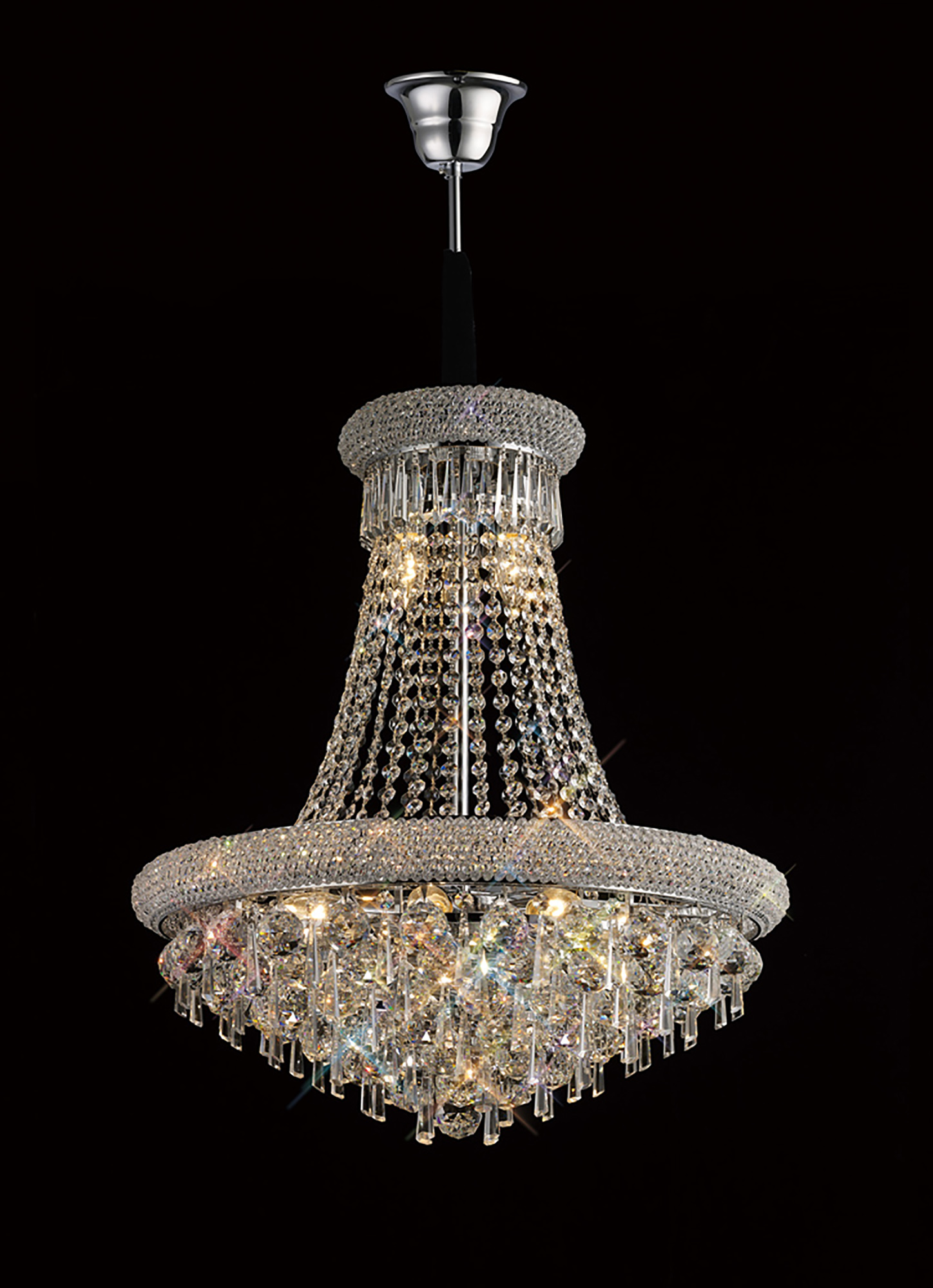 IL31451 Alexandra Polished Chrome Diyas Alexandra Crystal Chandelier 13 ...