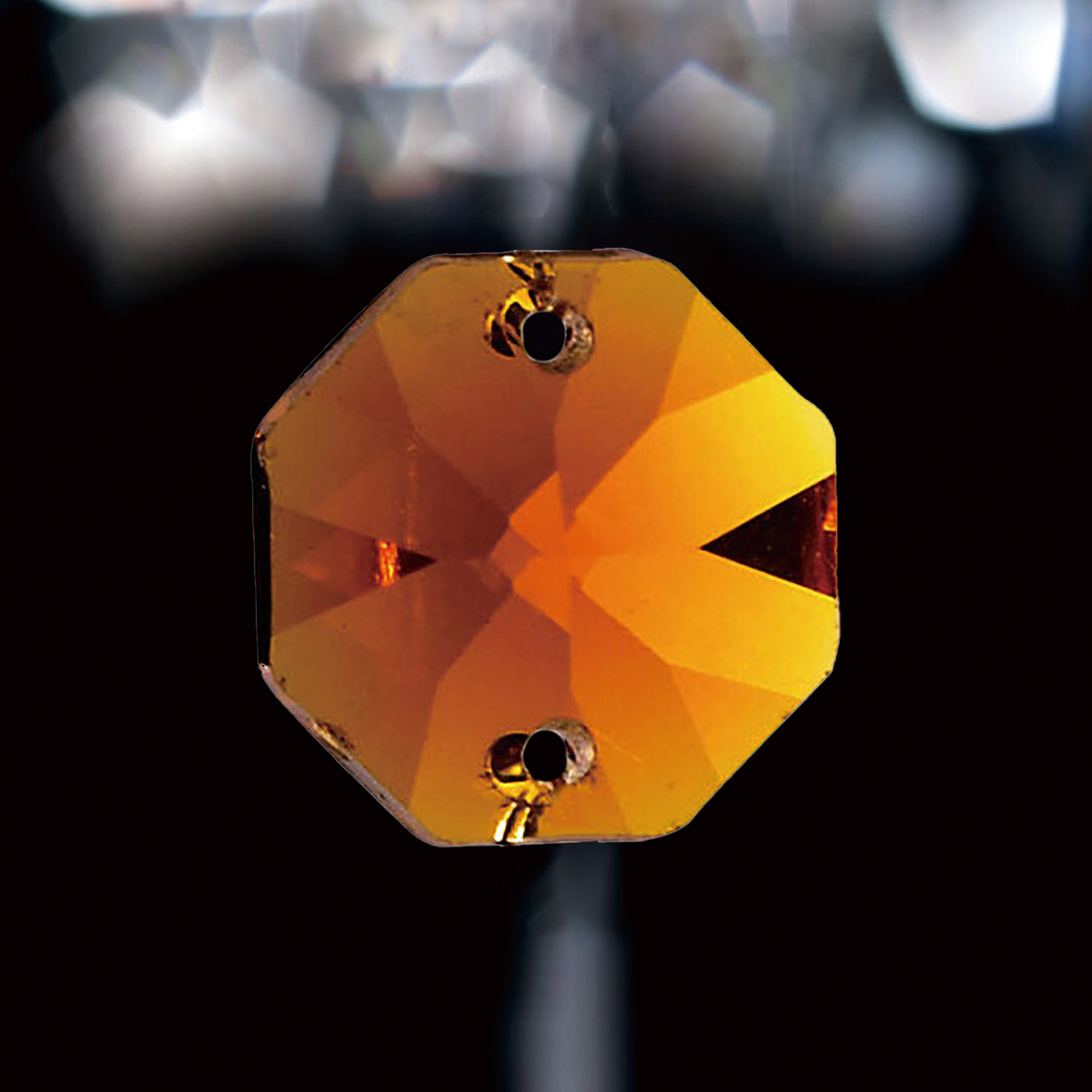 C50024 Crystal Octagon Diyas Crystal Octagon Without Ring 24mm ...