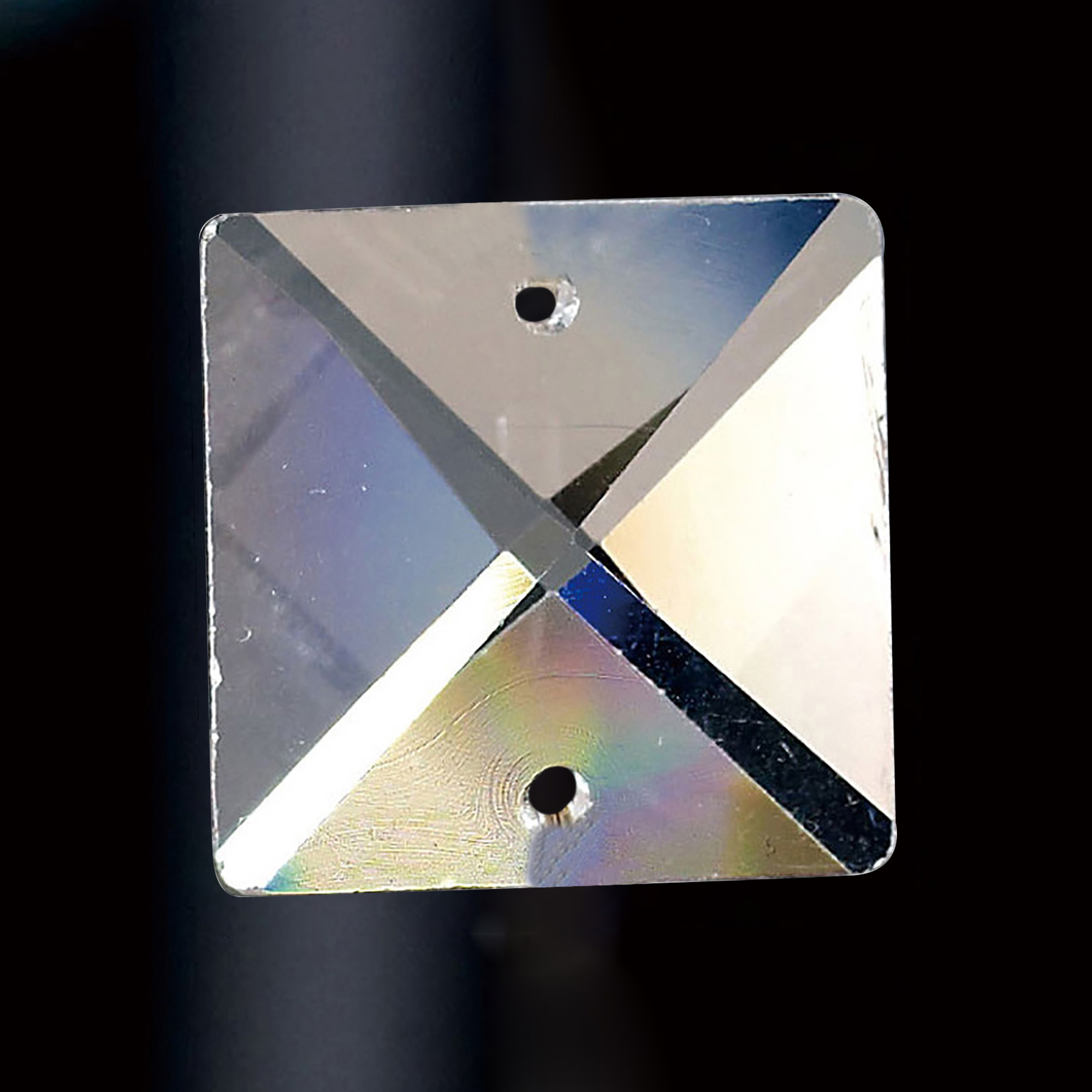 C70042 Crystal Quadrilateral Diyas Crystal Square Without Ring 22mm 2 ...