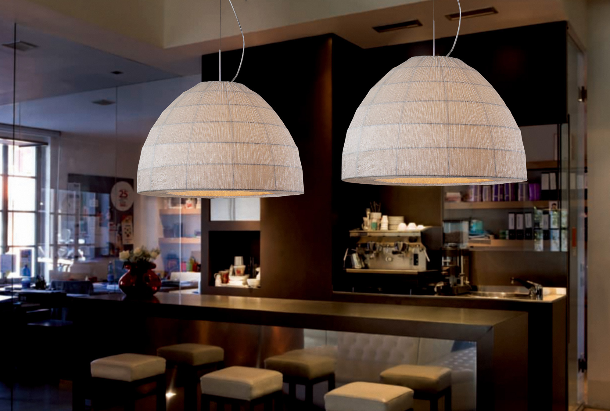 IL60014 Domo Diyas Domo Pendant 3 Light - Inspired Lighting Ltd.