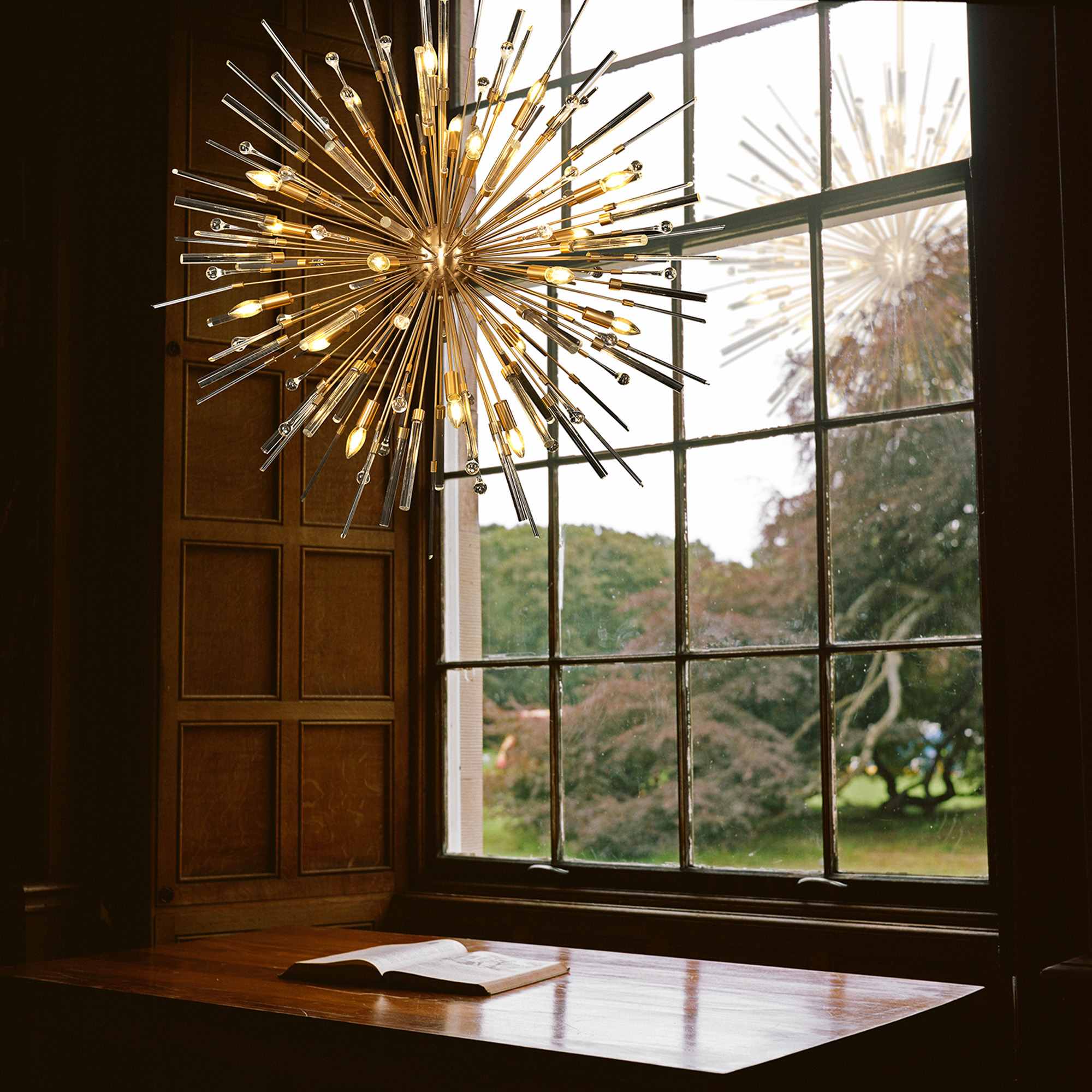 IL32909PN Noon Diyas Noon Semi Flush 6 Light Polished Nickel - Inspired ...